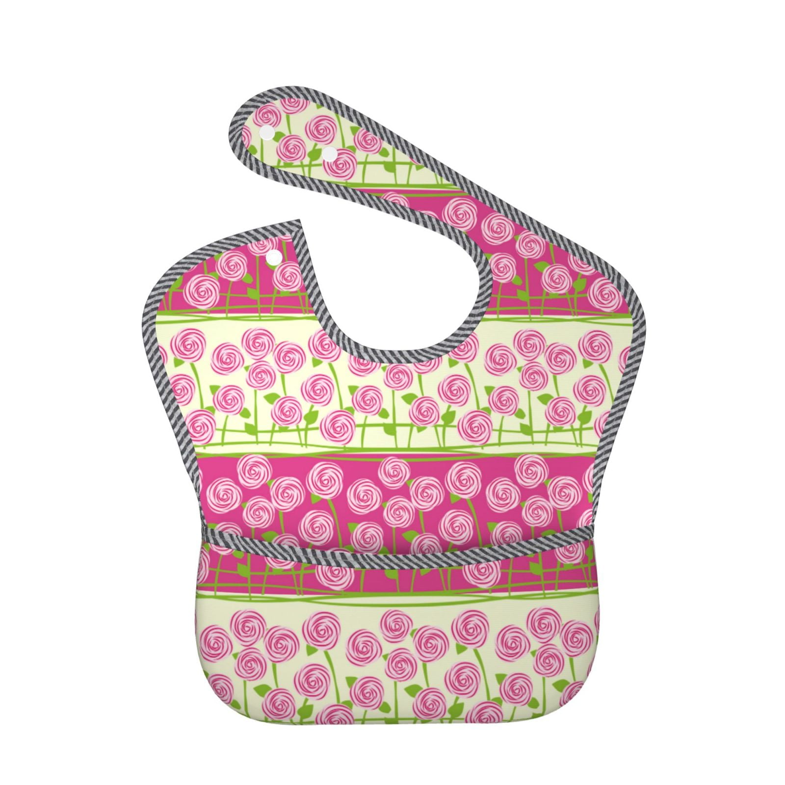 Easygdp Flowers Bibs For Babies, Baby Bibs for Eating, Toddler Bibs ...