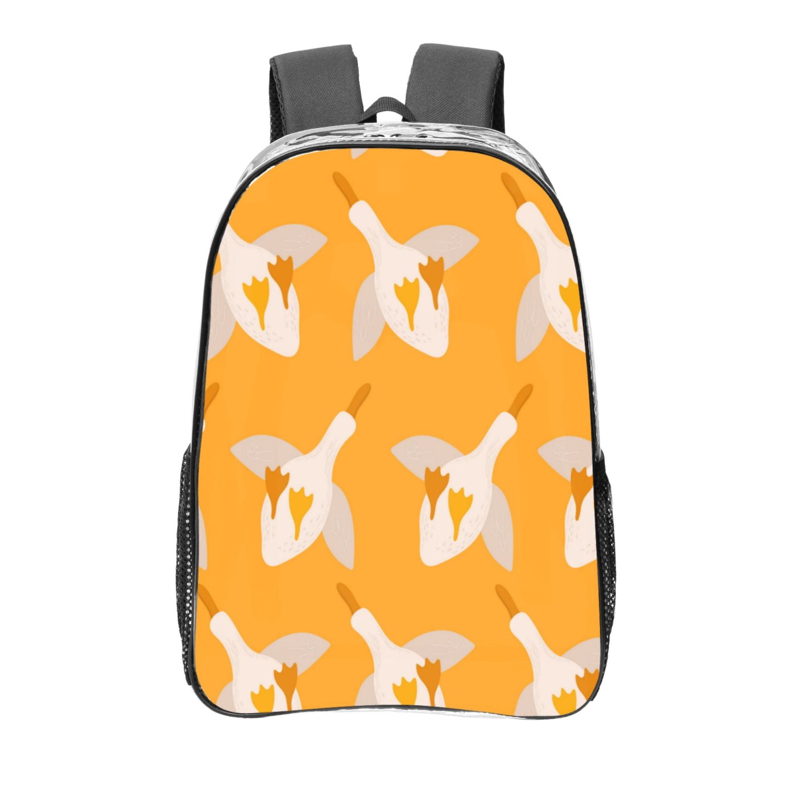 Easygdp Flying Ducks Clear Backpack, Transparent Bookbag for School for ...