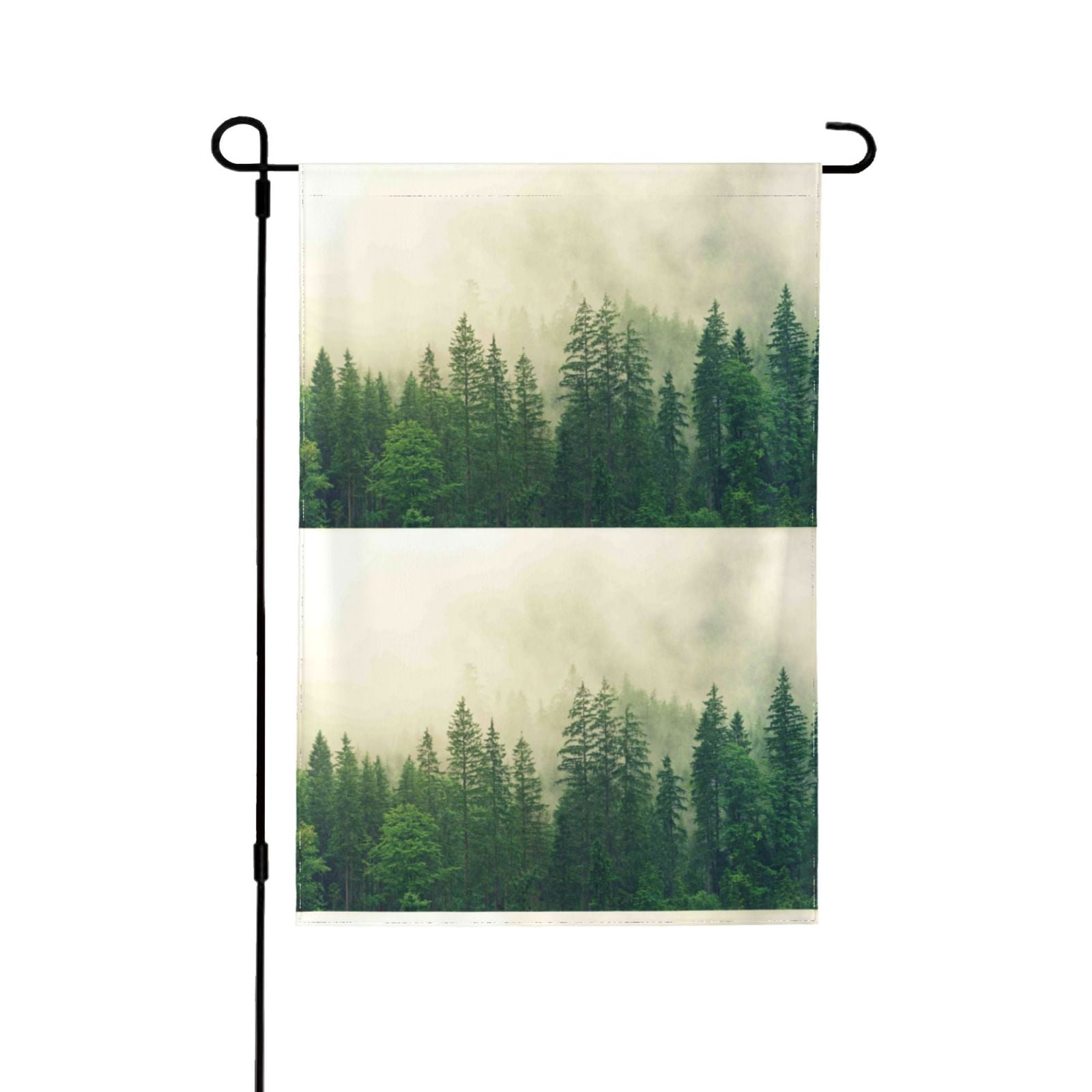 Easygdp Fog Forest Garden Flag Yard Flag Welcome Flag, Double-Sided ...