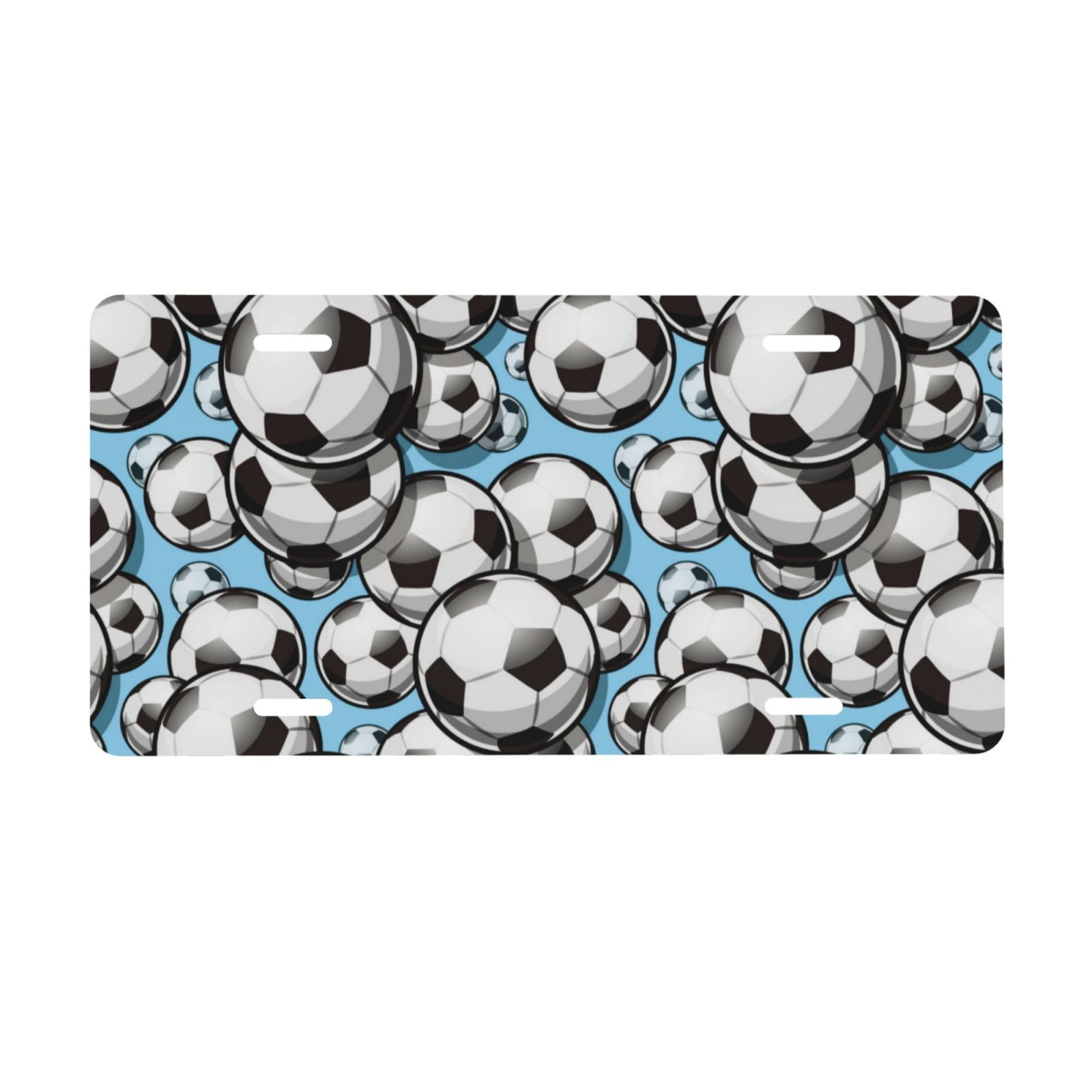 Easygdp Football Soccer Ball License Plate Car Front License Plate Car ...