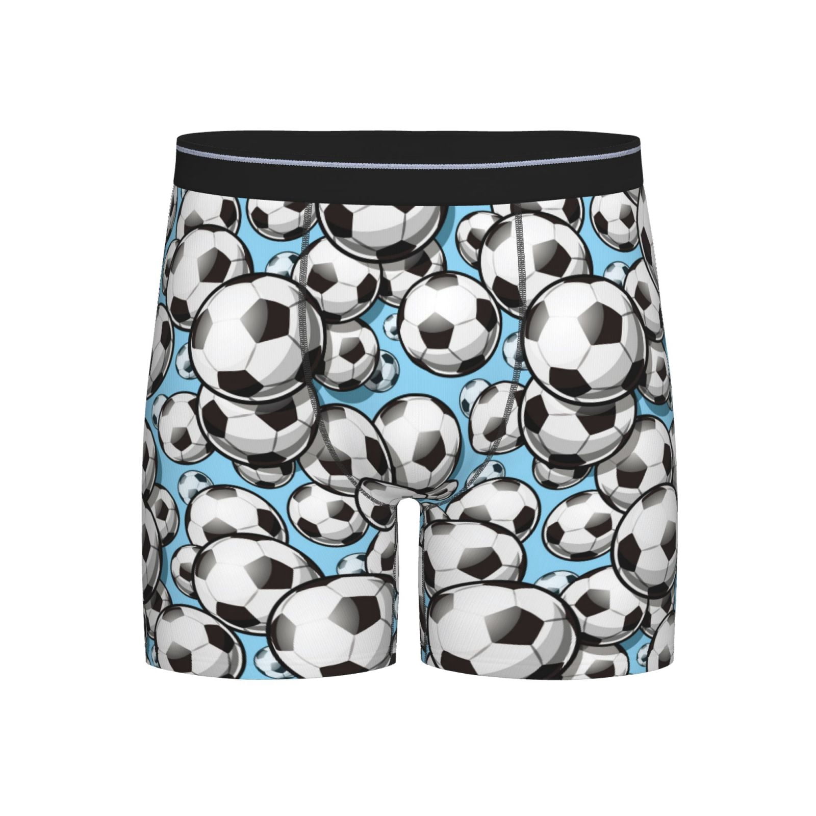 Easygdp Football Soccer Ball Men's Boxer Briefs Men’s Underwear Boxer ...