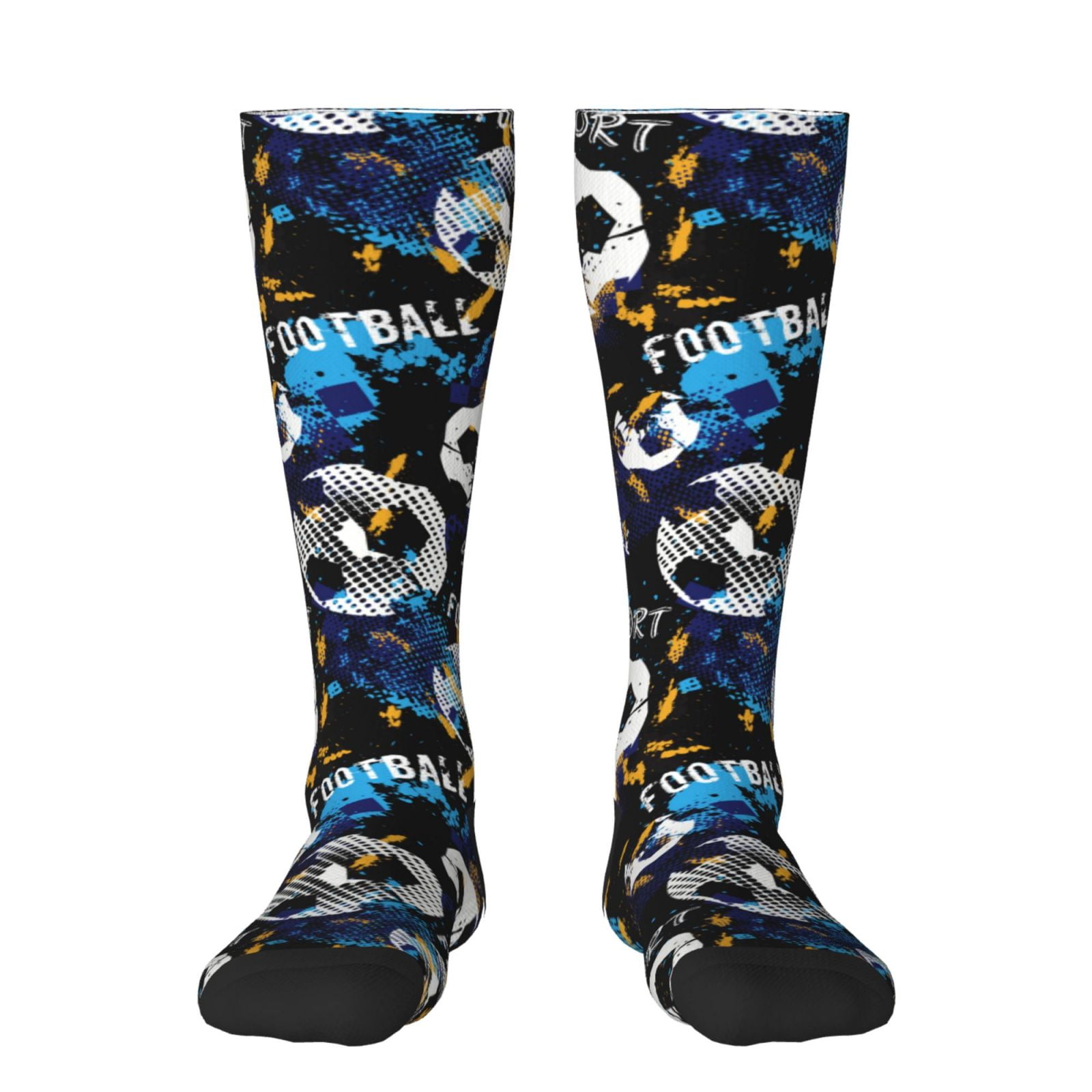 Easygdp Football Soccer Socks Sport Knee High Socks Calf Compression ...