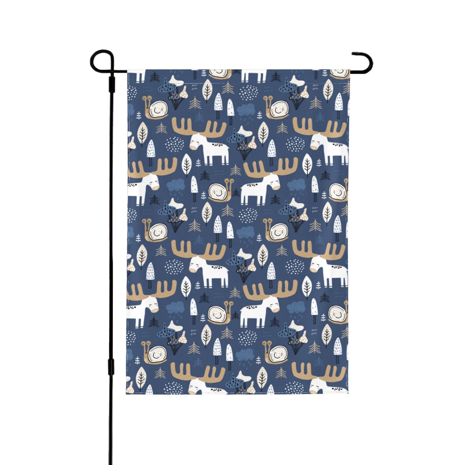 Easygdp Forest Elk Garden Flag Yard Flag Welcome Flag, Double-Sided ...