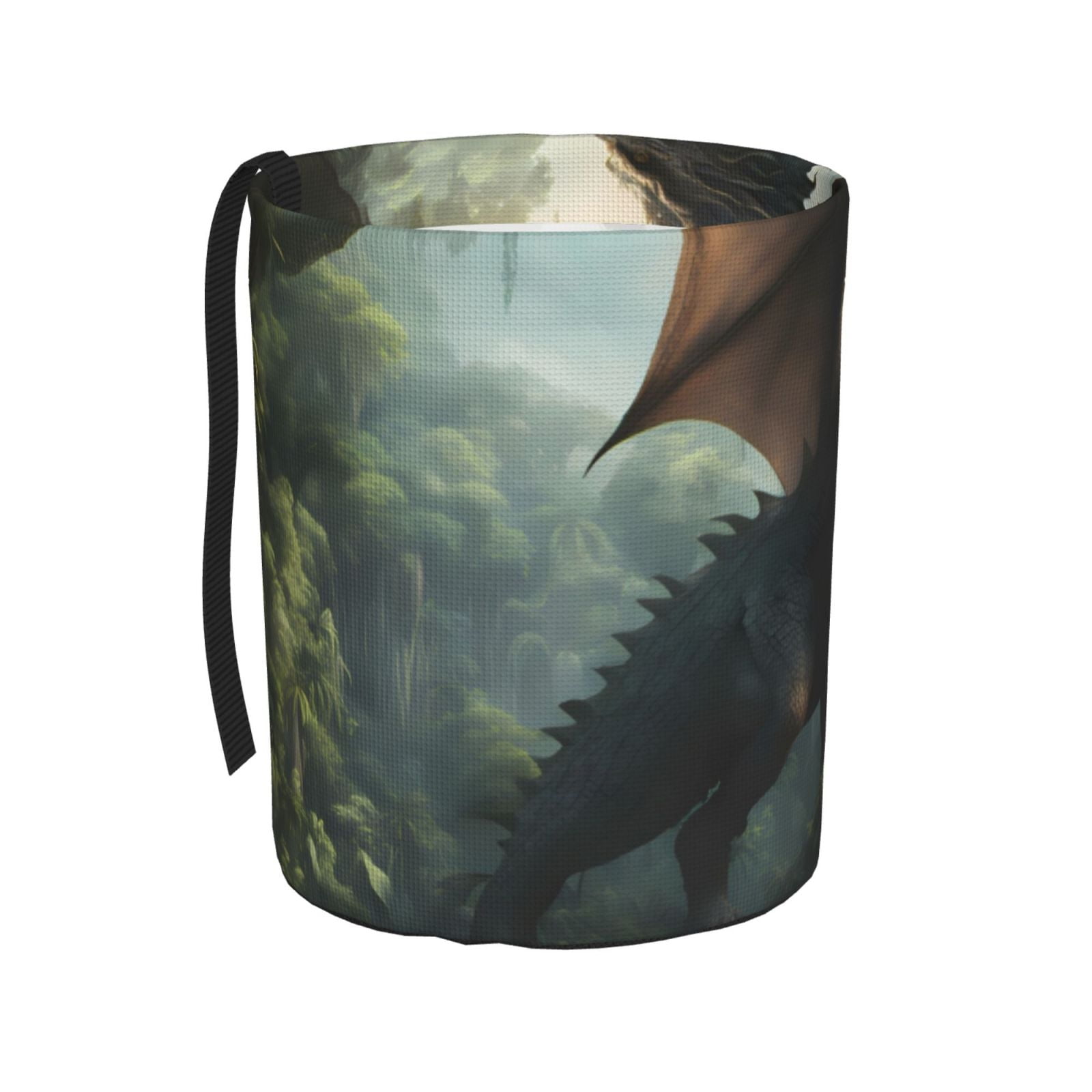 Easygdp Forest Stone-Colored Dragon Car Trash Can Garbage Car ...