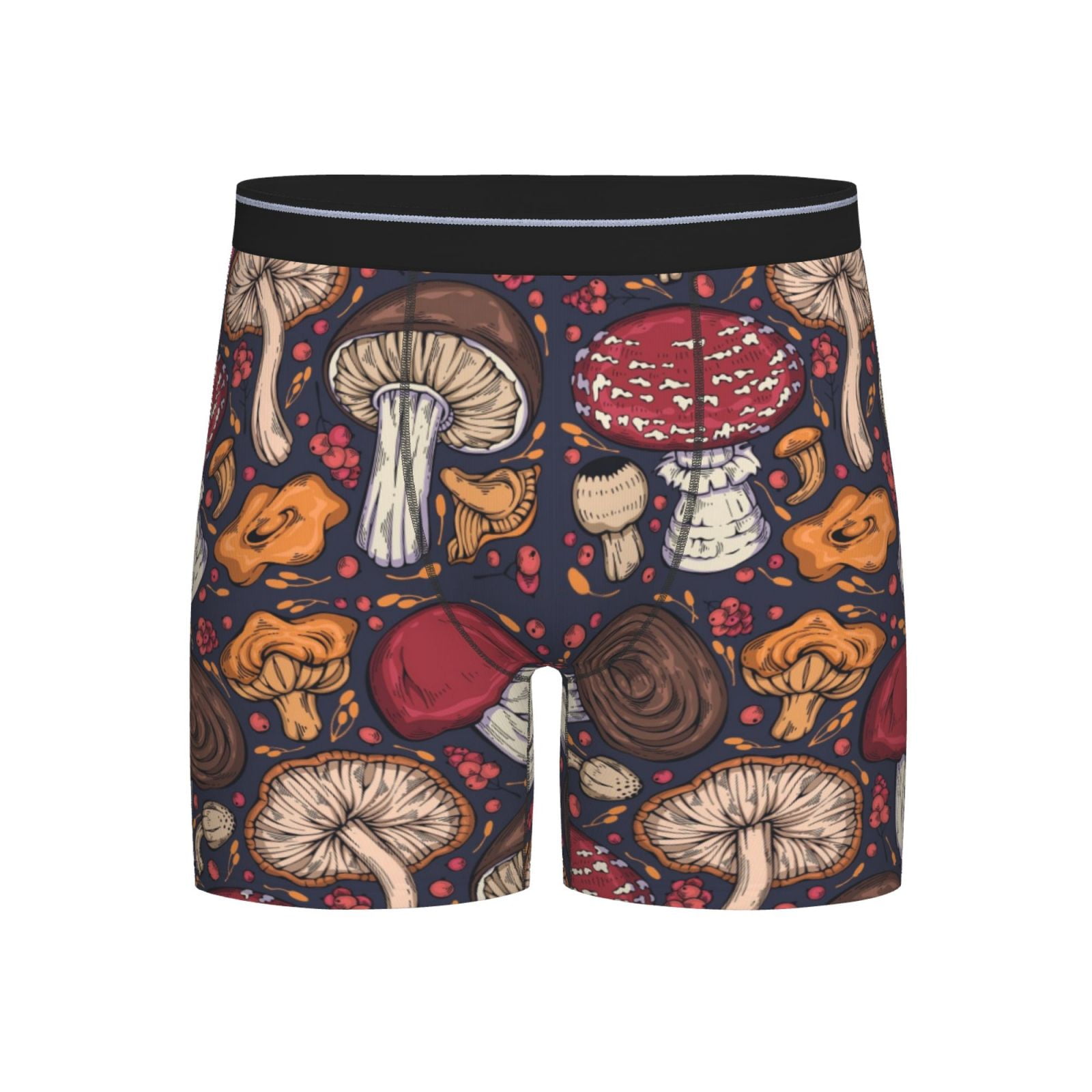 Easygdp Forest Wild Mushroom Men's Boxer Briefs Men’s Underwear Boxer ...