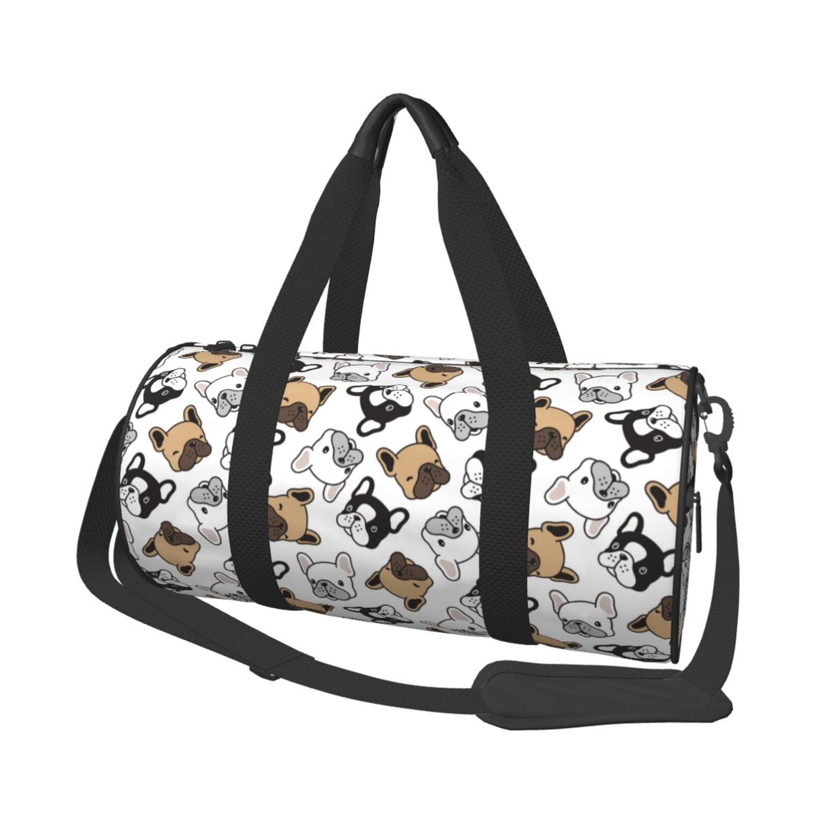 Easygdp French Bulldog3 Travel Duffle Bag,Carry on Bag Travel Bags Gym ...