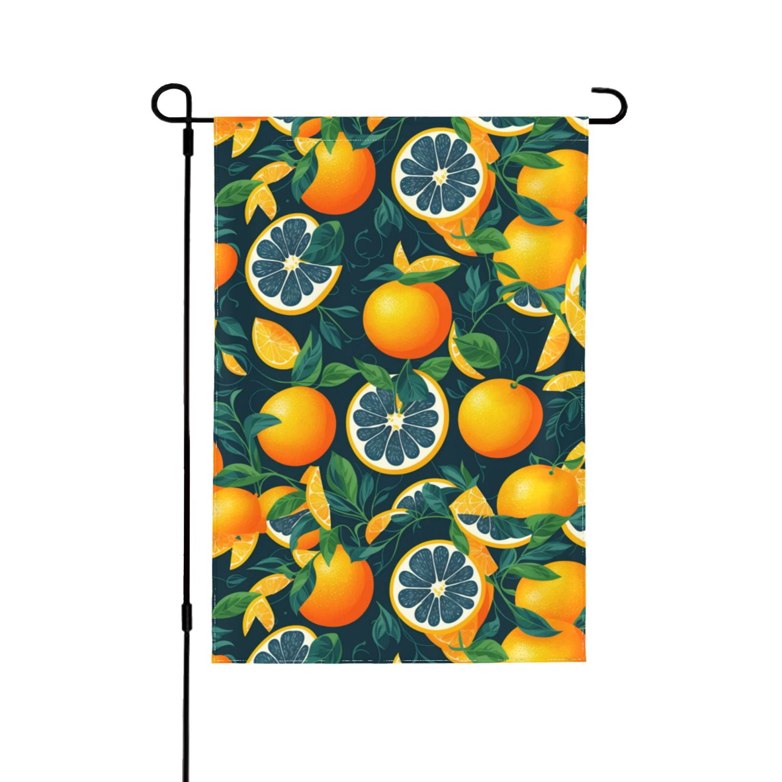 Easygdp Fresh Orange Garden Flag Yard Flag Welcome Flag, Double-Sided ...