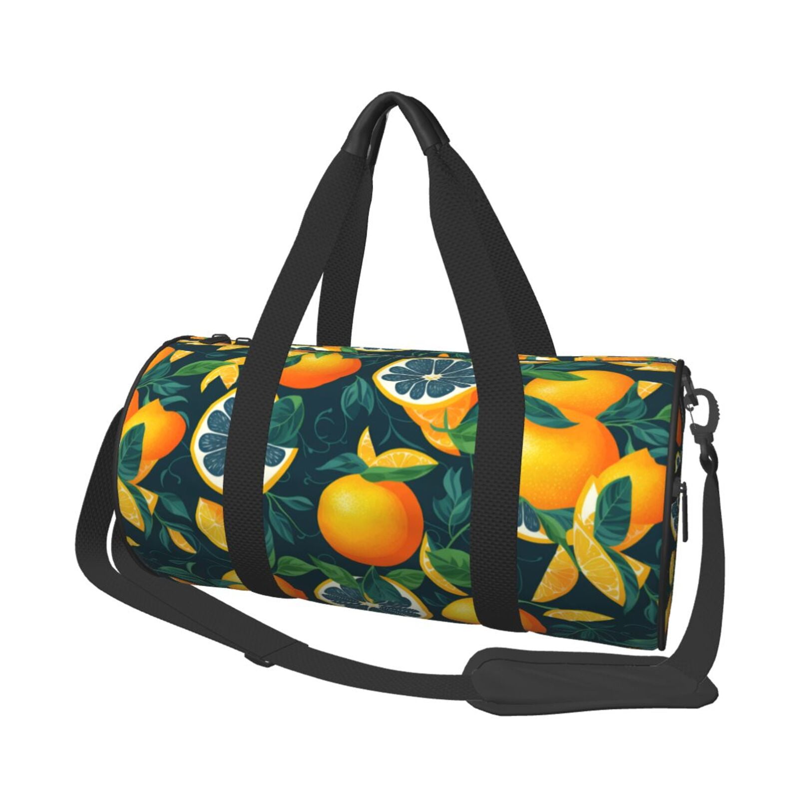 Easygdp Fresh Orange Travel Bag, Camping, Weekend, Carry On Overnight ...