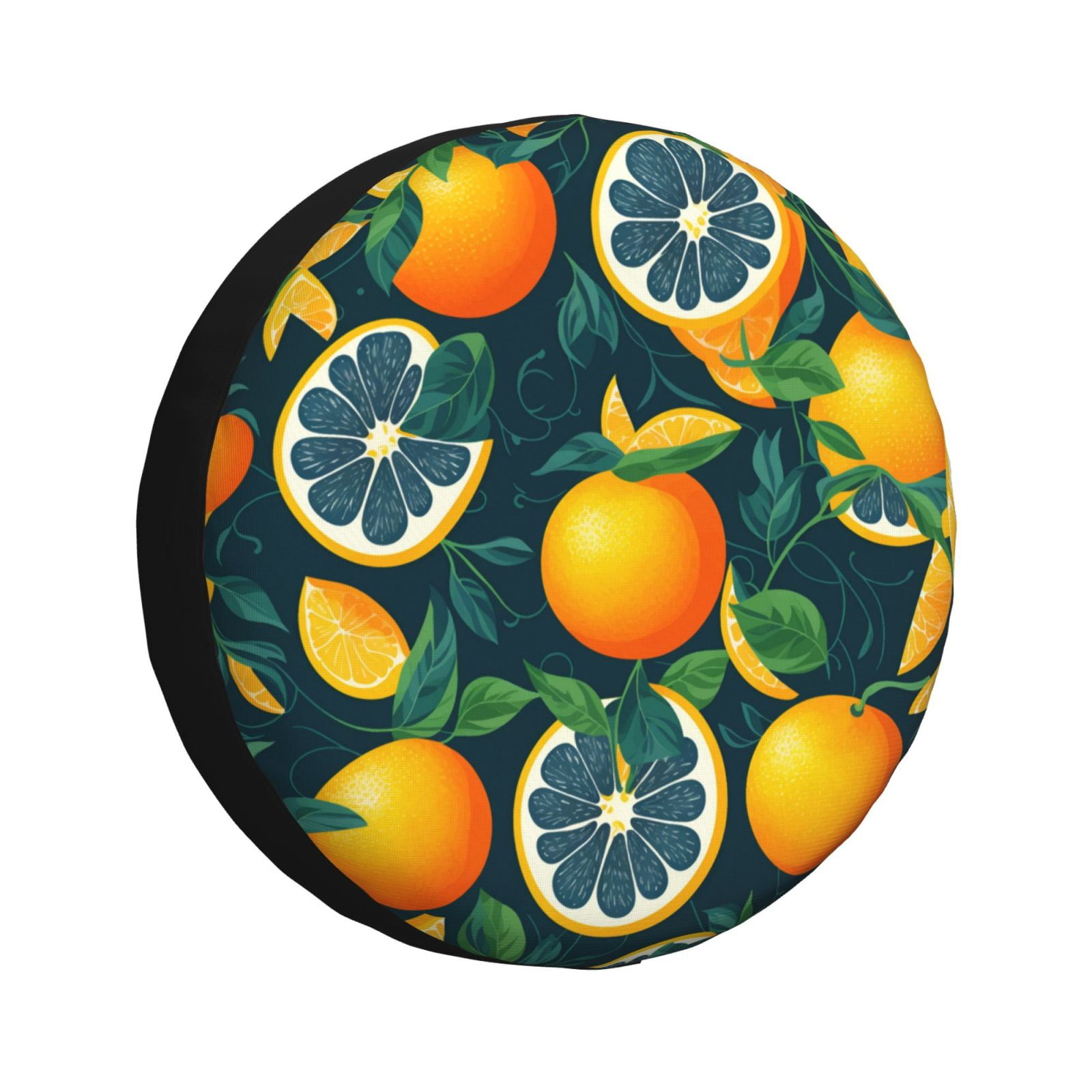 Easygdp Fresh Orange Wheel Sun Guard, Spare Tire Cover,Universal ...