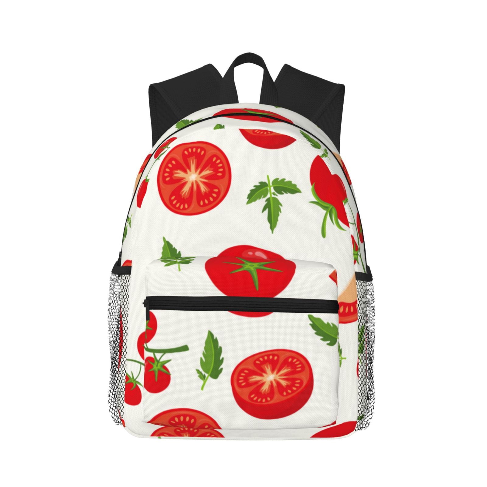 Easygdp Fresh Red Tomato Casual Laptop Backpack, Large Capacity ...