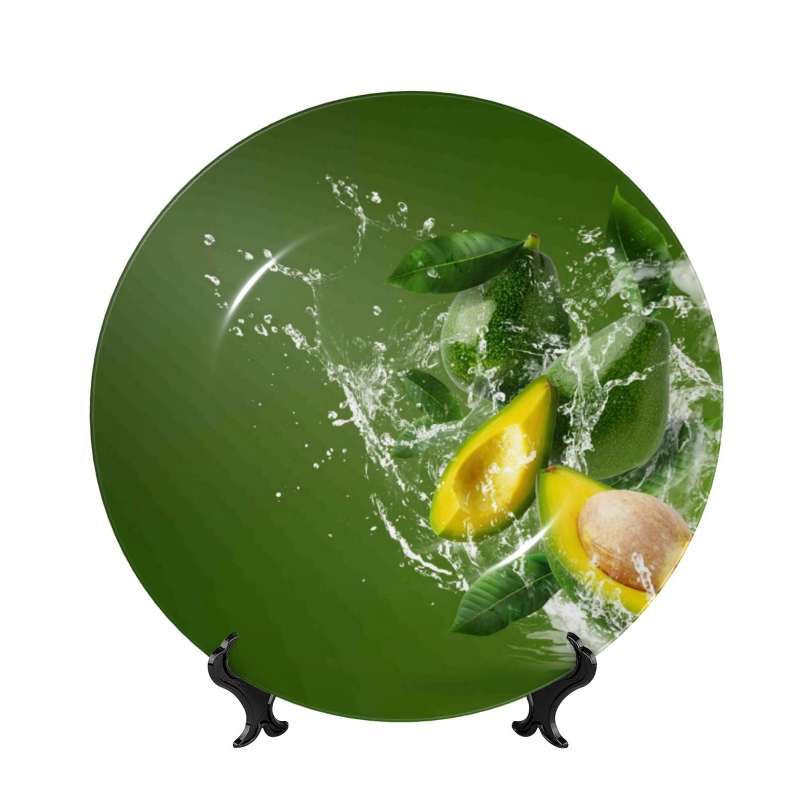 Easygdp Friut Avocado Bone China Decorative Plate Ceramic Dinner Plates ...