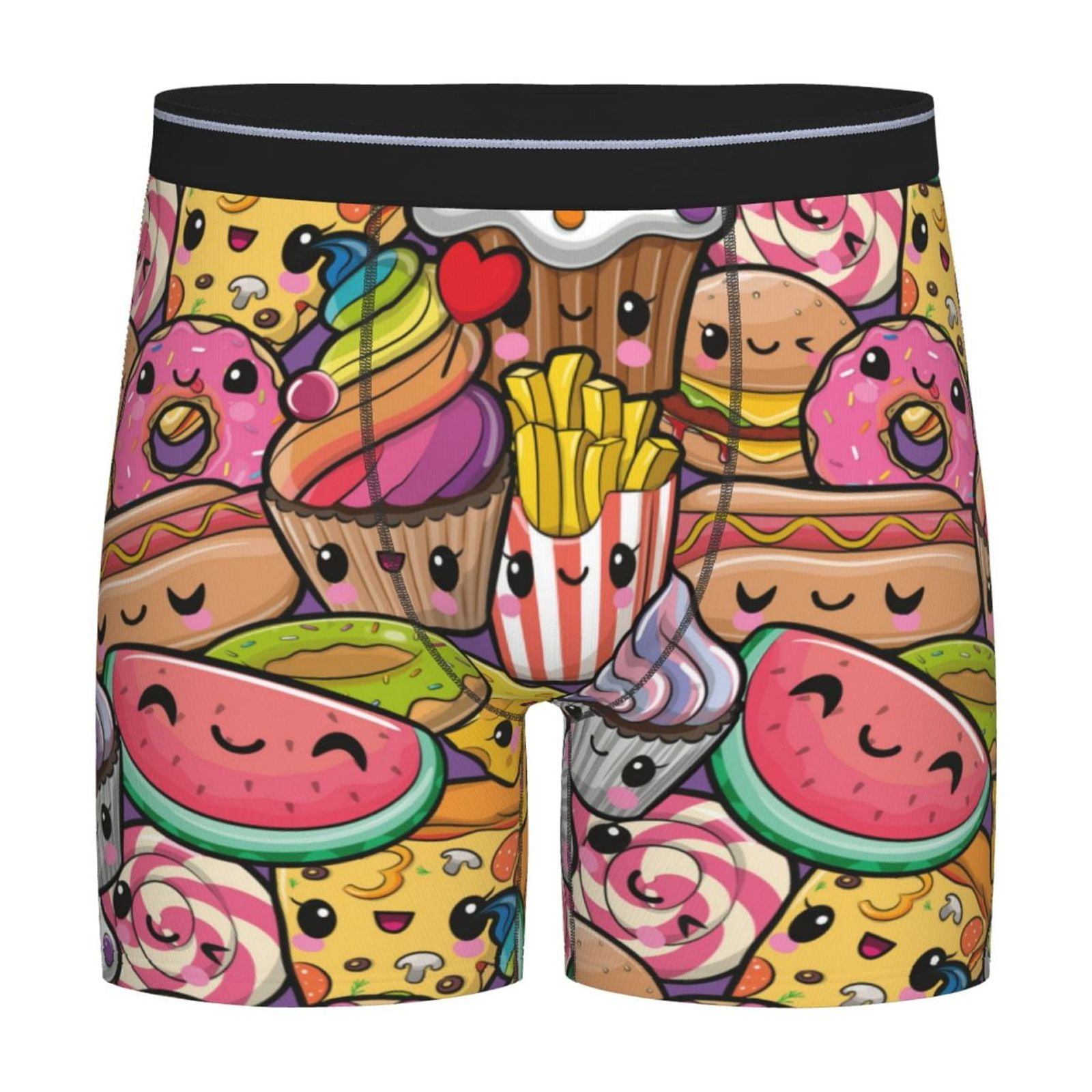 Easygdp Fruit-Flavored Ice-Cream Men's Boxer Briefs Men’s Underwear ...