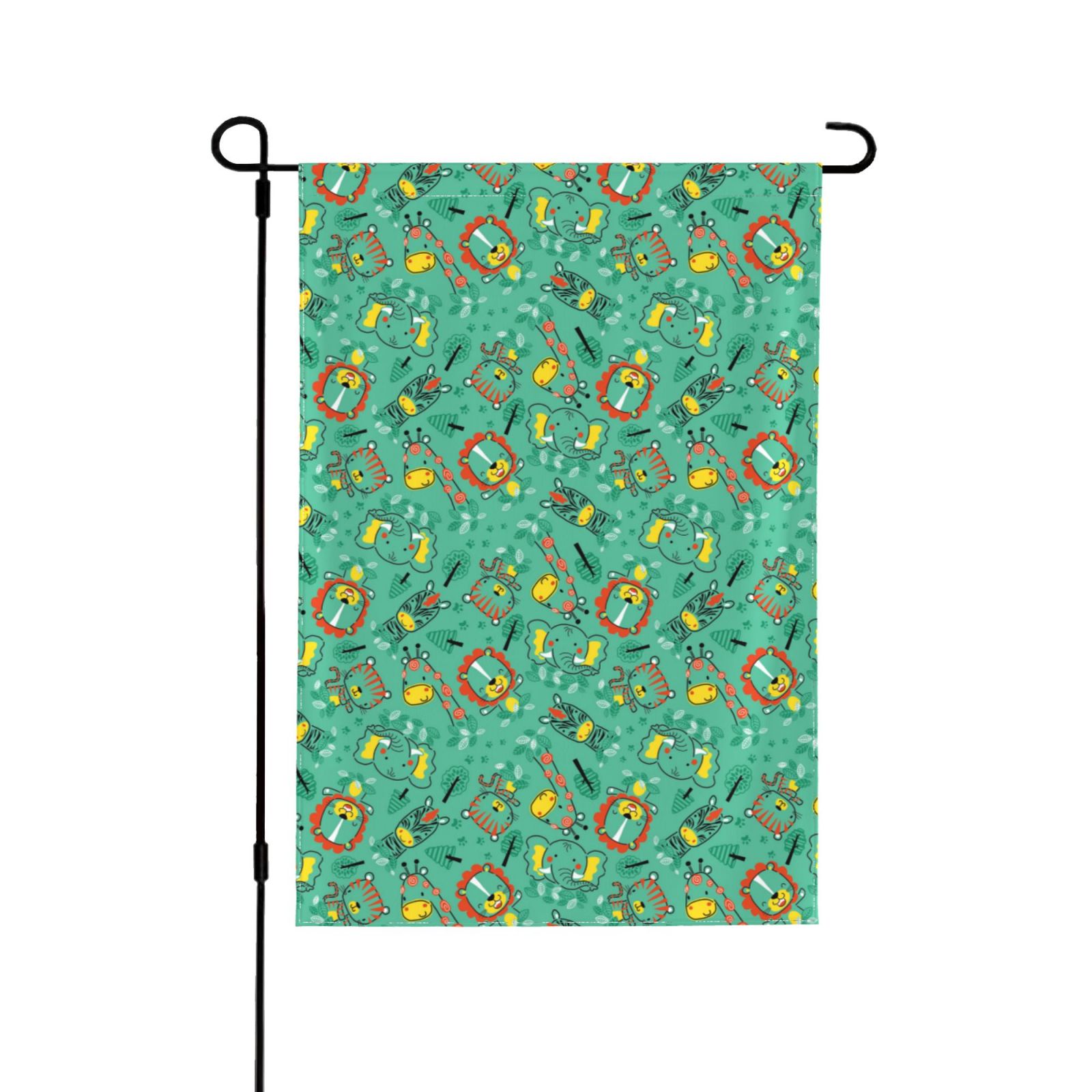 Easygdp Funny Animals in Jungle Garden Flag Yard Flag Welcome Flag ...