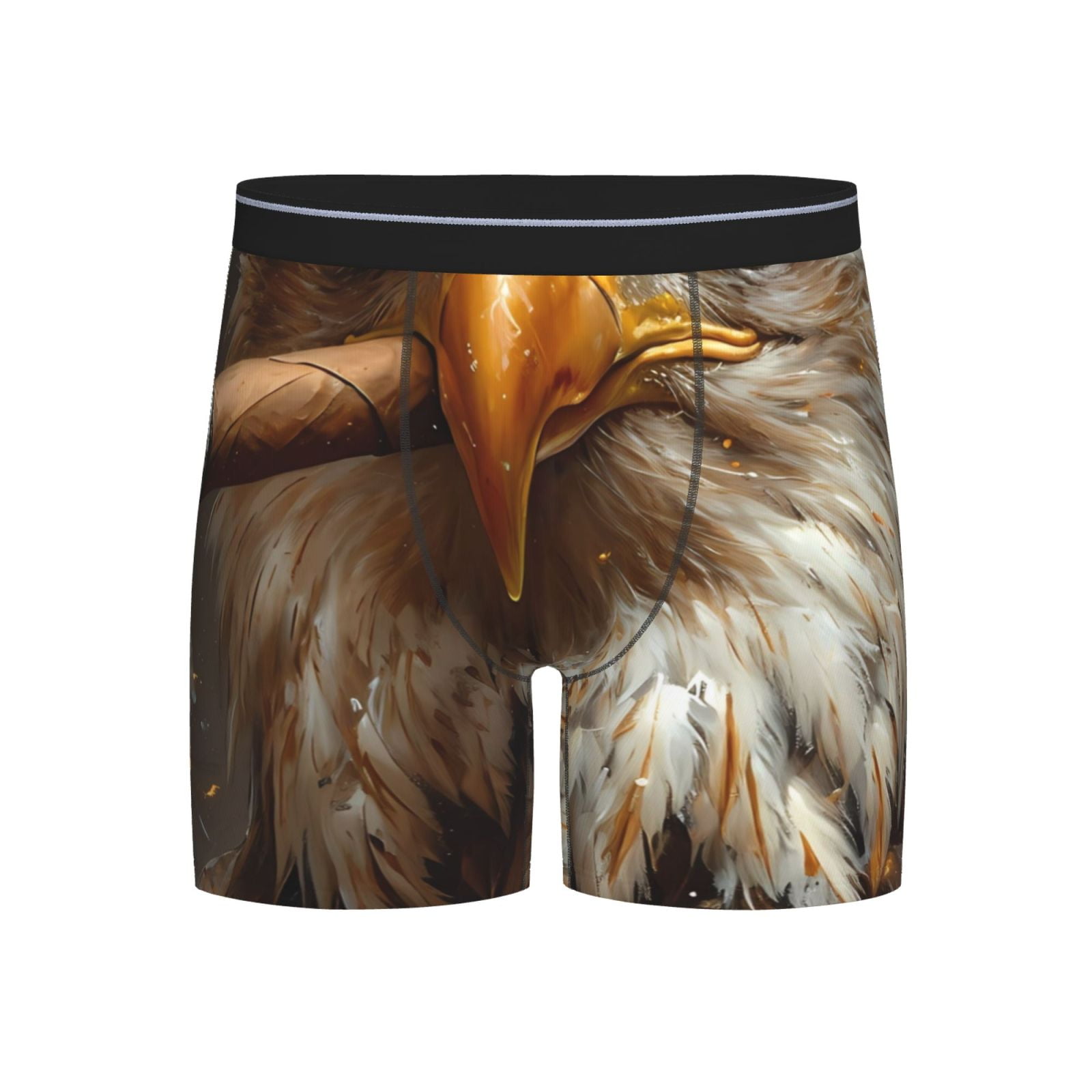 Easygdp Funny Bald Eagle Men's Boxer Briefs Men’s Underwear Boxer ...