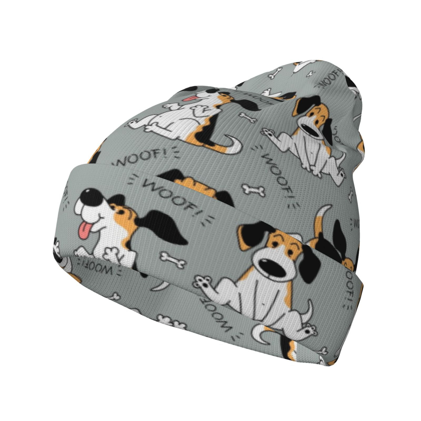 Easygdp Funny Beagle Active Dog Winter Beanie for Men Women Beanie Knit ...