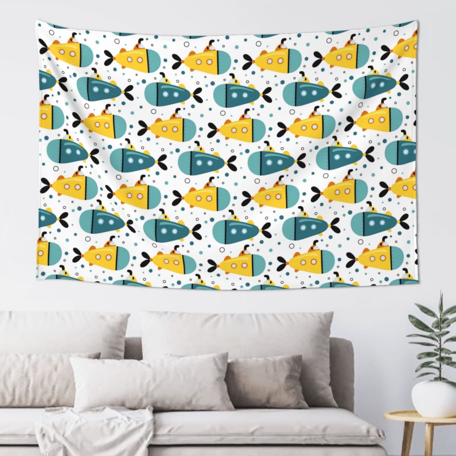 Easygdp Funny Boats Tapestry Wall Hanging, Wall Tapestries for Bedroom ...