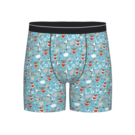 Easygdp Funny Cartoon Animals Men's Boxer Briefs Men’s Underwear Boxer ...
