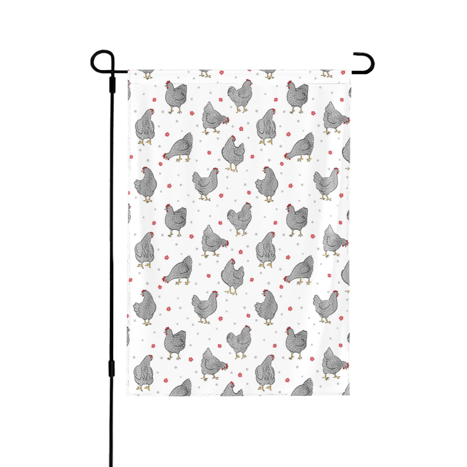 Easygdp Funny Chicken Garden Flag Yard Flag Welcome Flag, Double-Sided ...