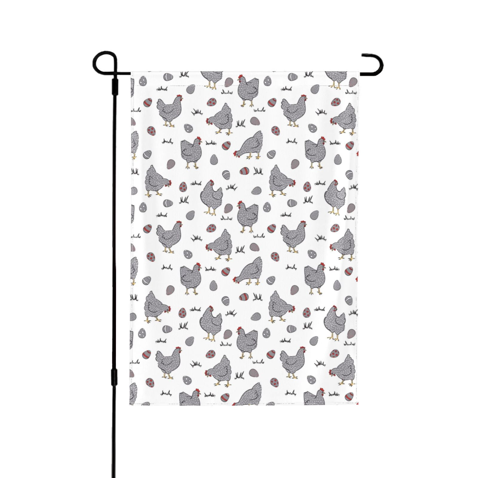Easygdp Funny Chicken Garden Flag Yard Flag Welcome Flag, Double-Sided ...