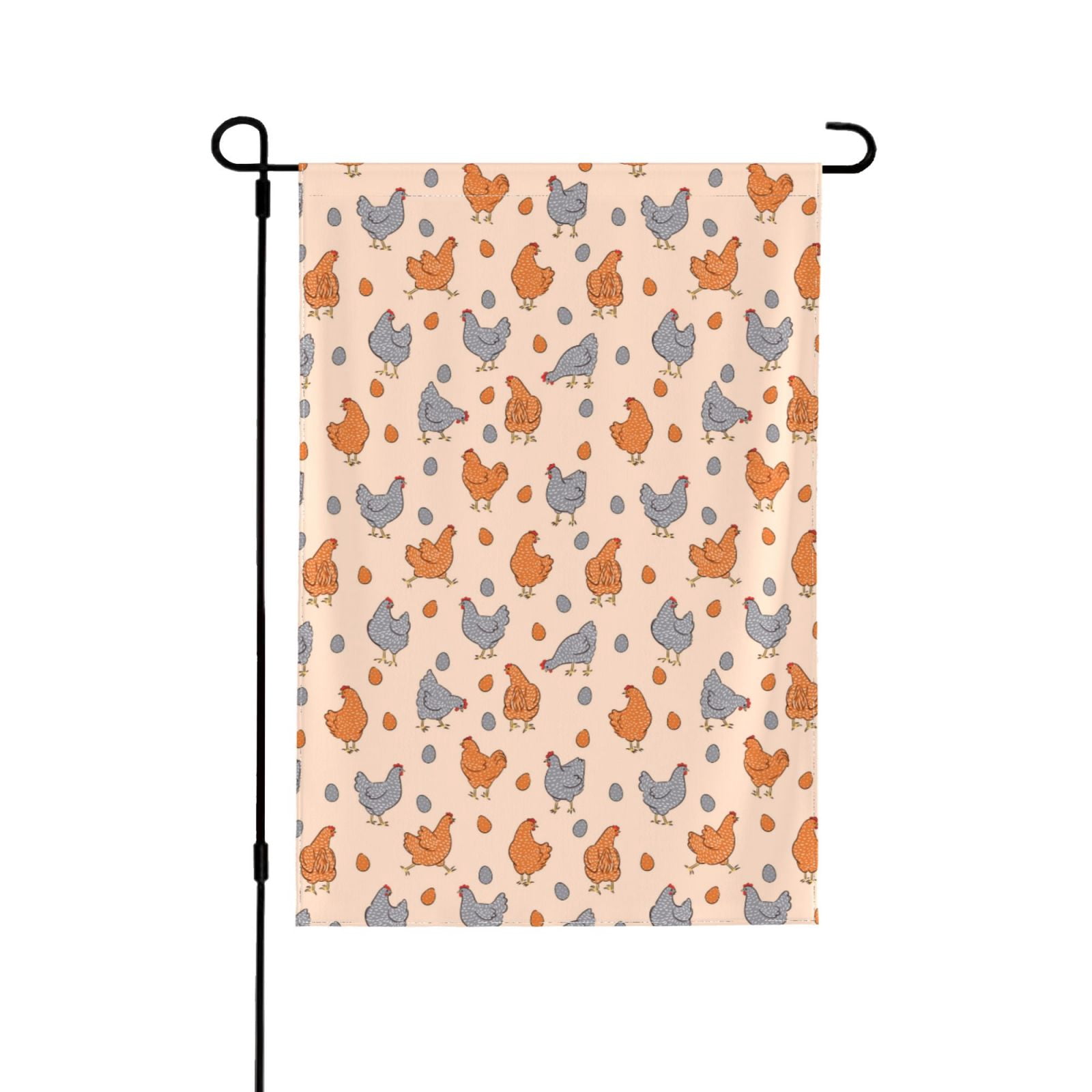 Easygdp Funny Chicken Garden Flag Yard Flag Welcome Flag, Double-Sided ...