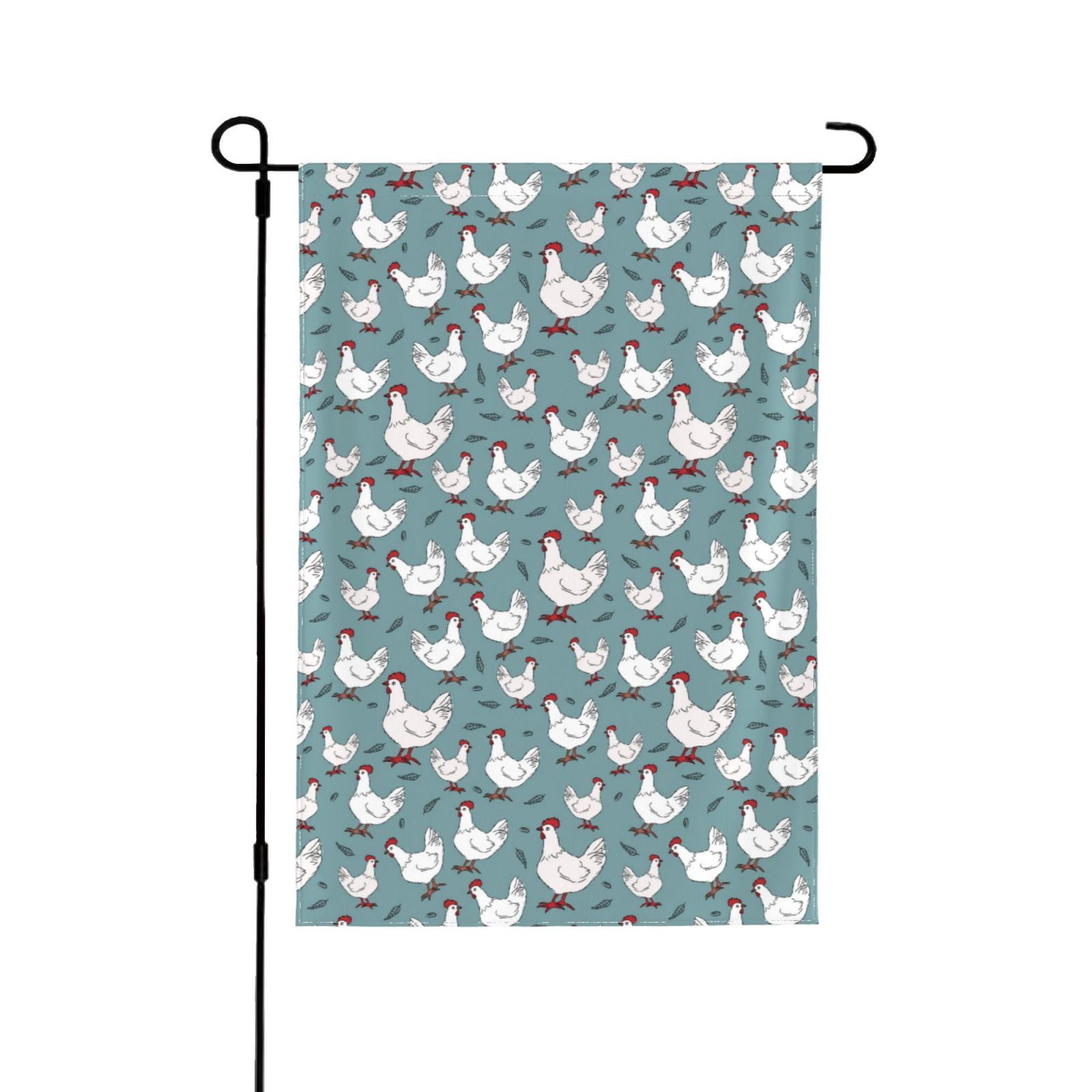 Easygdp Funny Chicken Garden Flag Yard Flag Welcome Flag, Double-Sided ...