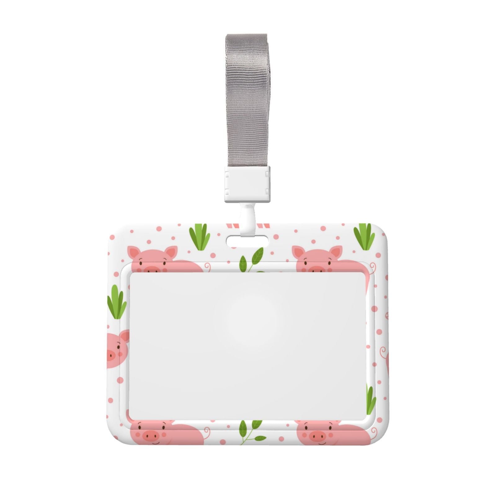 Easygdp Funny Little Pigs Card Badge Holder Work Badge Sleeve for ...