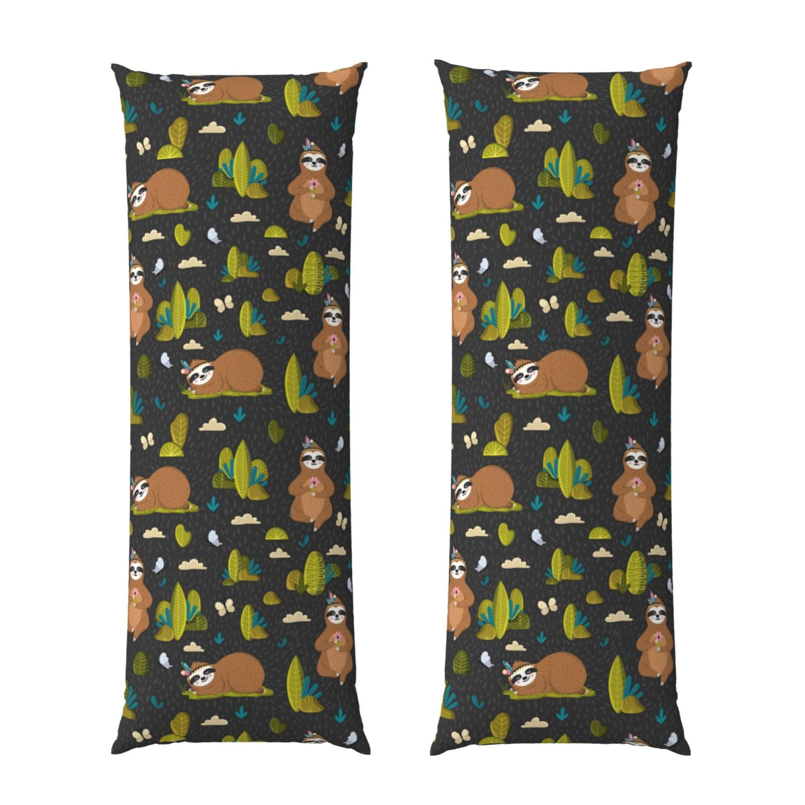 Easygdp Funny Sloths In The Forest Long Body Pillowcase - Super Soft ...
