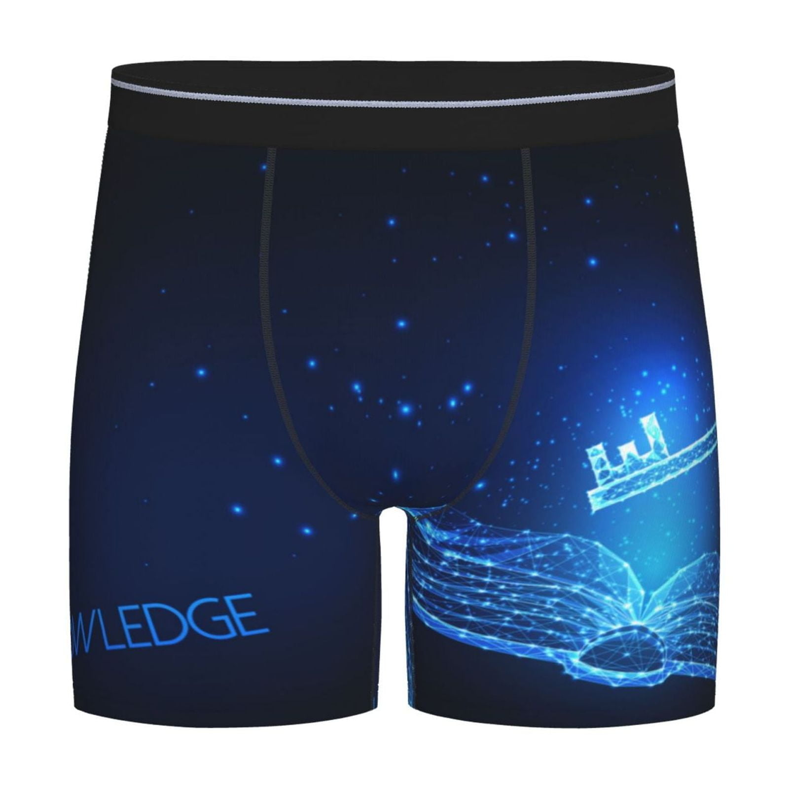 Easygdp Futuristic Book Knowledge Men's Boxer Briefs Men’s Underwear ...