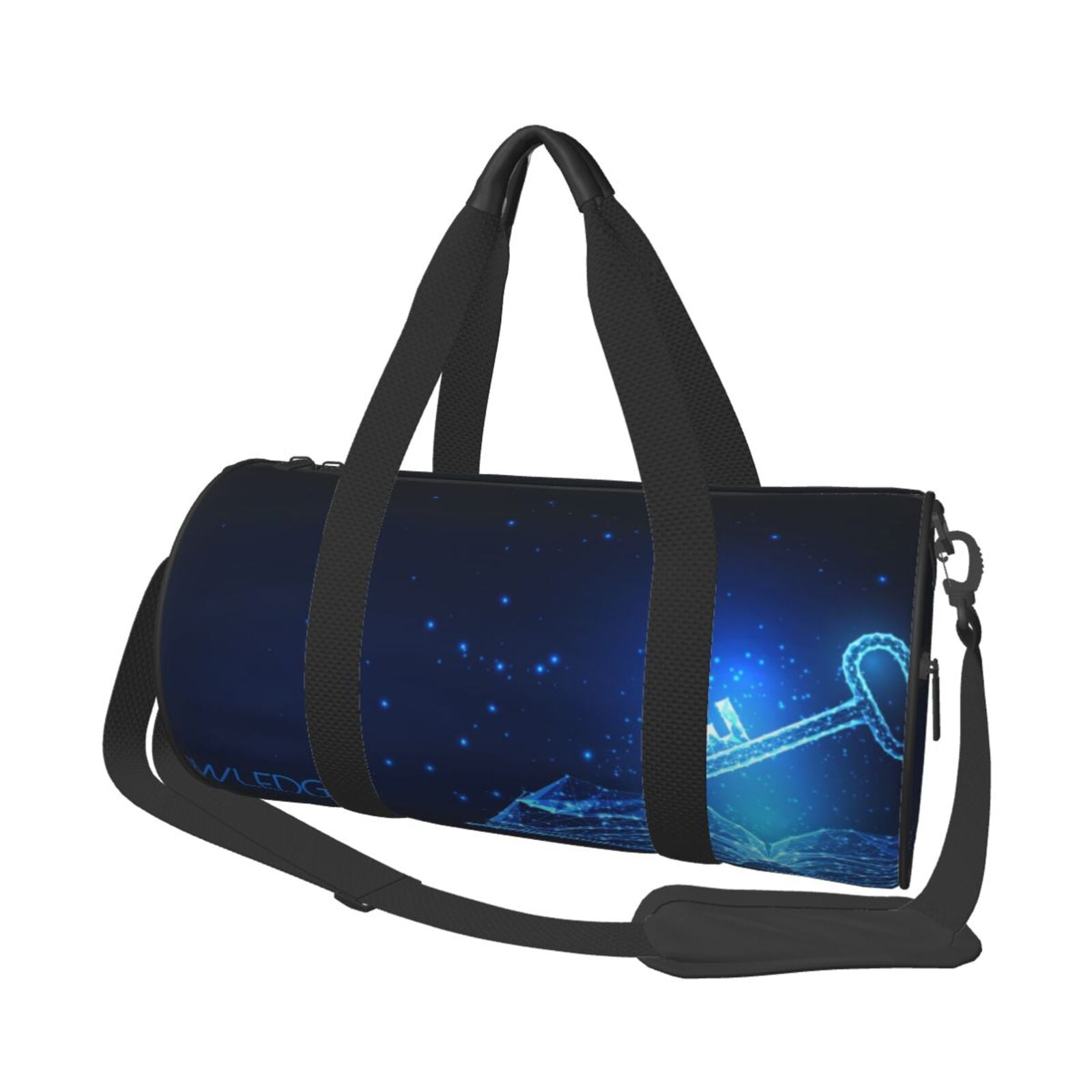 Easygdp Futuristic Book Knowledge Travel Duffle Bag,Carry on Bag Travel ...