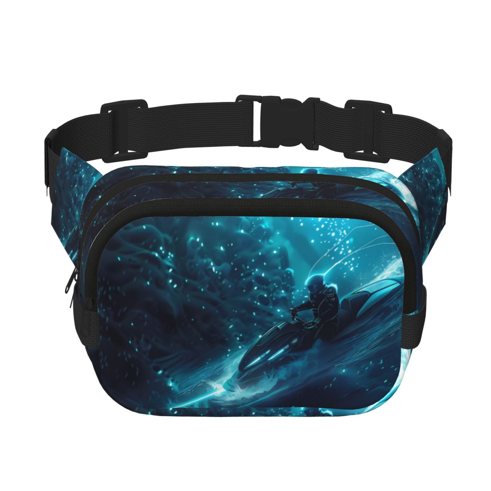 Easygdp Futuristic Jet Ski Adventure Fanny Packs for Women Men, Belt ...