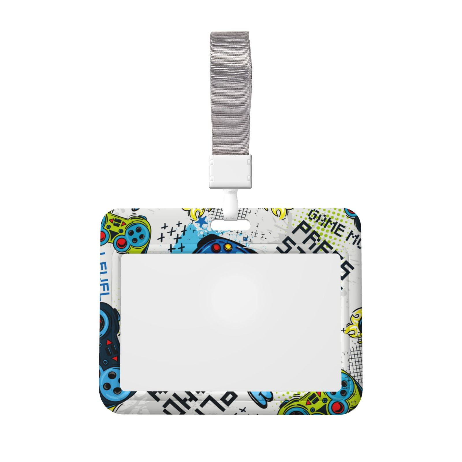 Easygdp Game All Day Card Badge Holder Work Badge Sleeve for Office ...