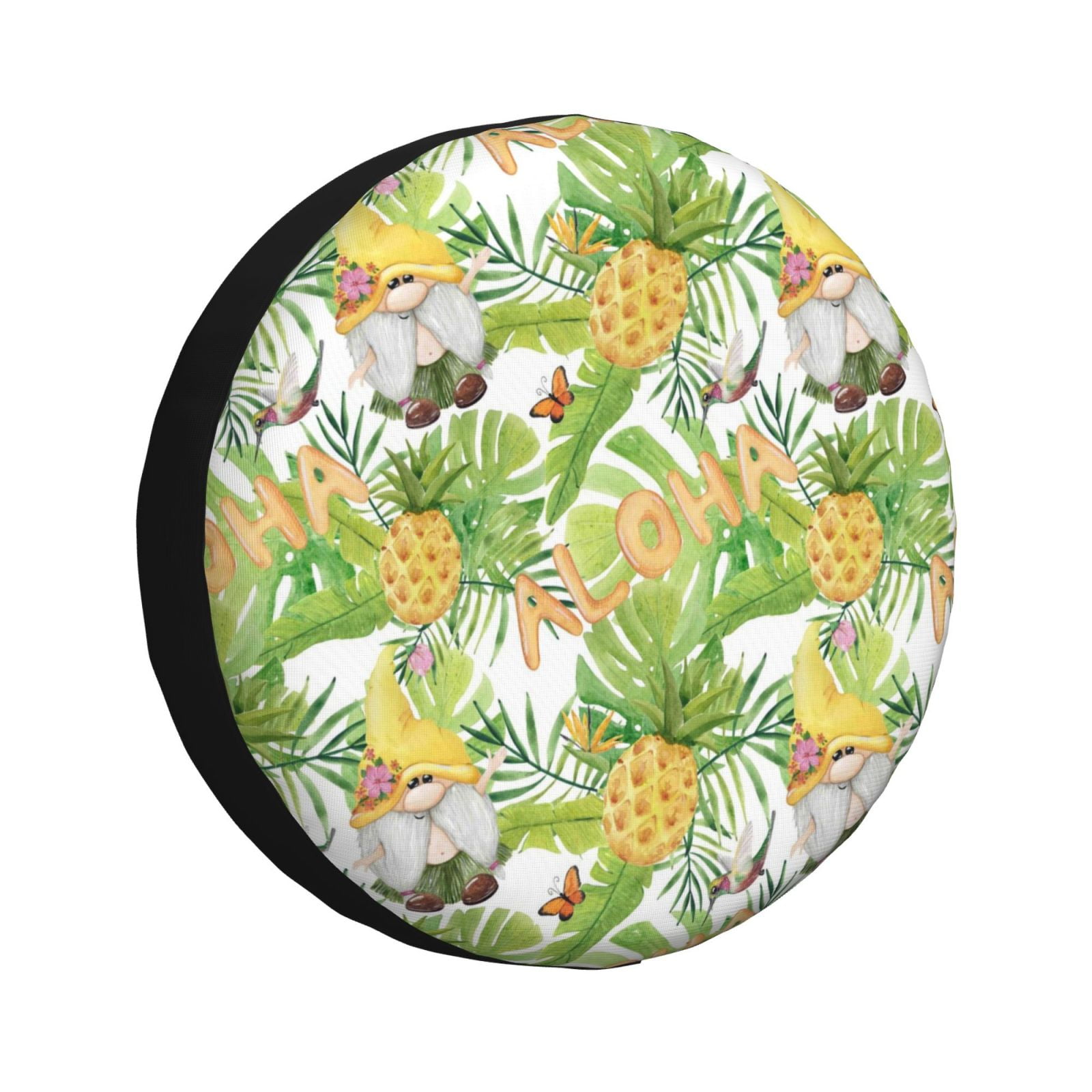 Easygdp Gnome And Pineapple Wheel Sun Guard, Spare Tire Cover,Universal ...
