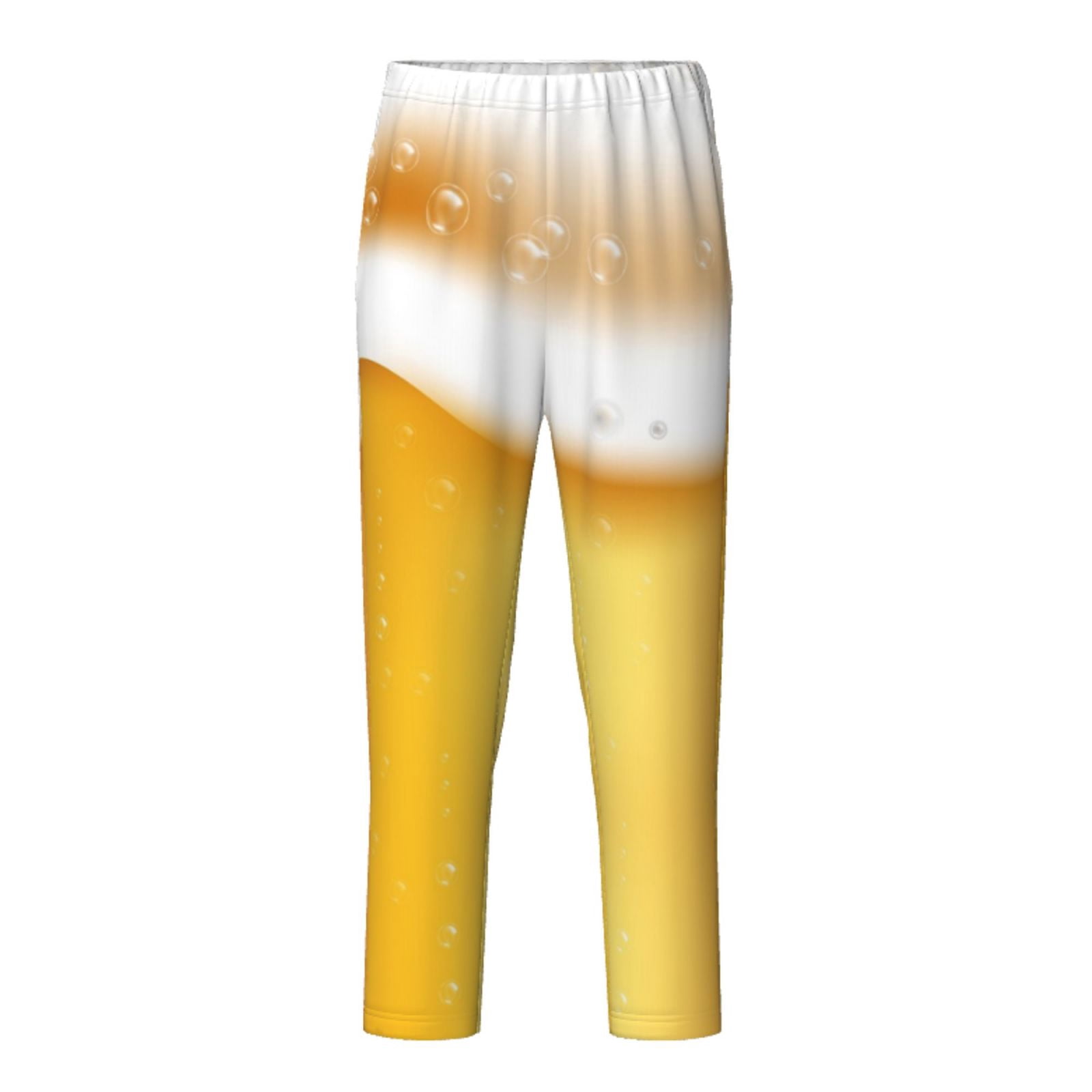Easygdp Golden Beer Boys Girls Pajama Pants Long Sleep Pants Waist ...