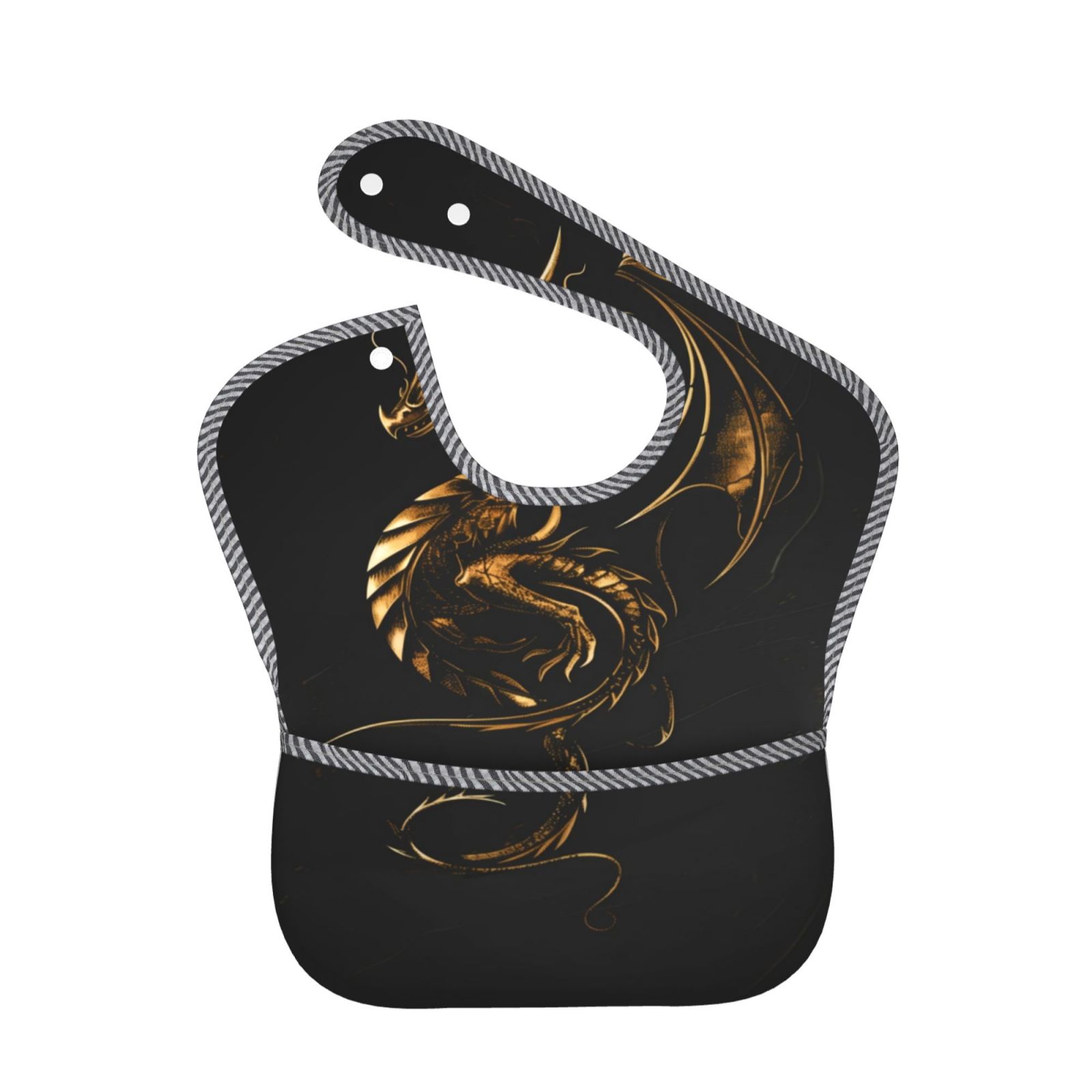 Easygdp Golden Dragon Tattoo Art Bibs For Babies, Baby Bibs for Eating ...