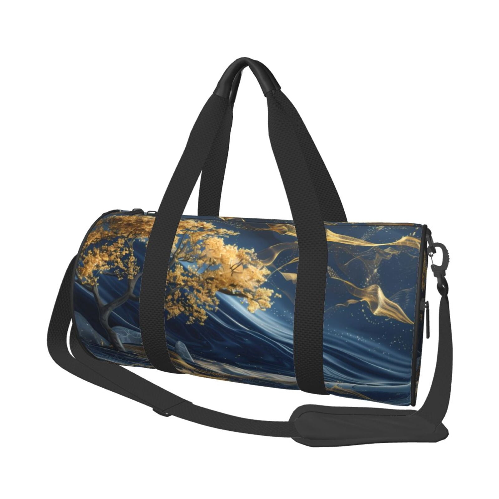 Easygdp Golden Fantasy Landscape Travel Duffle Bag,Carry on Bag Travel ...