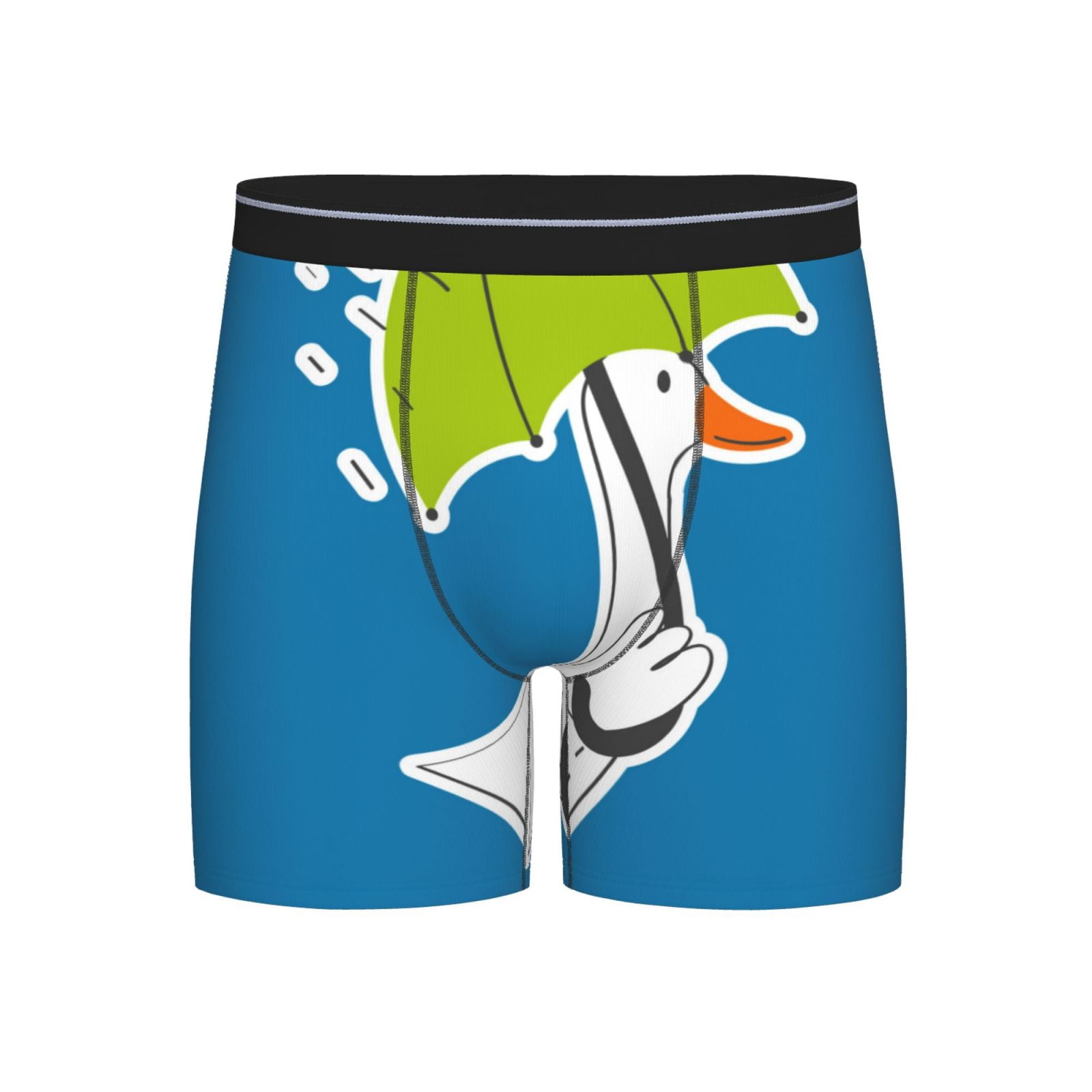 Easygdp Goose Holding an Umbrella Men's Boxer Briefs Men’s Underwear ...