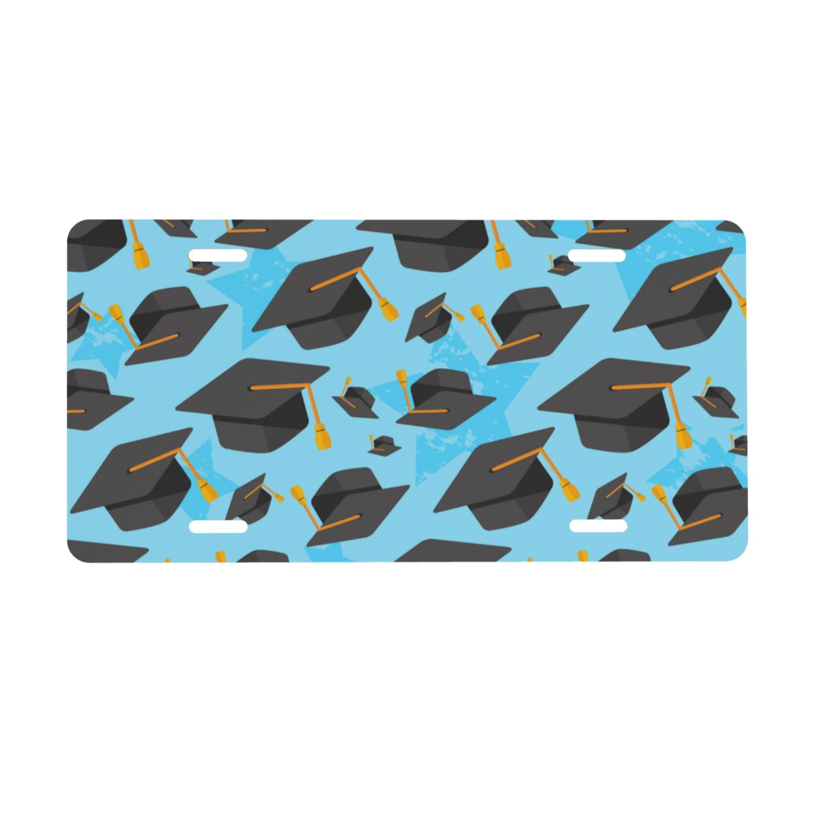 Easygdp Graduation Hats1 License Plate Car Front License Plate Car ...