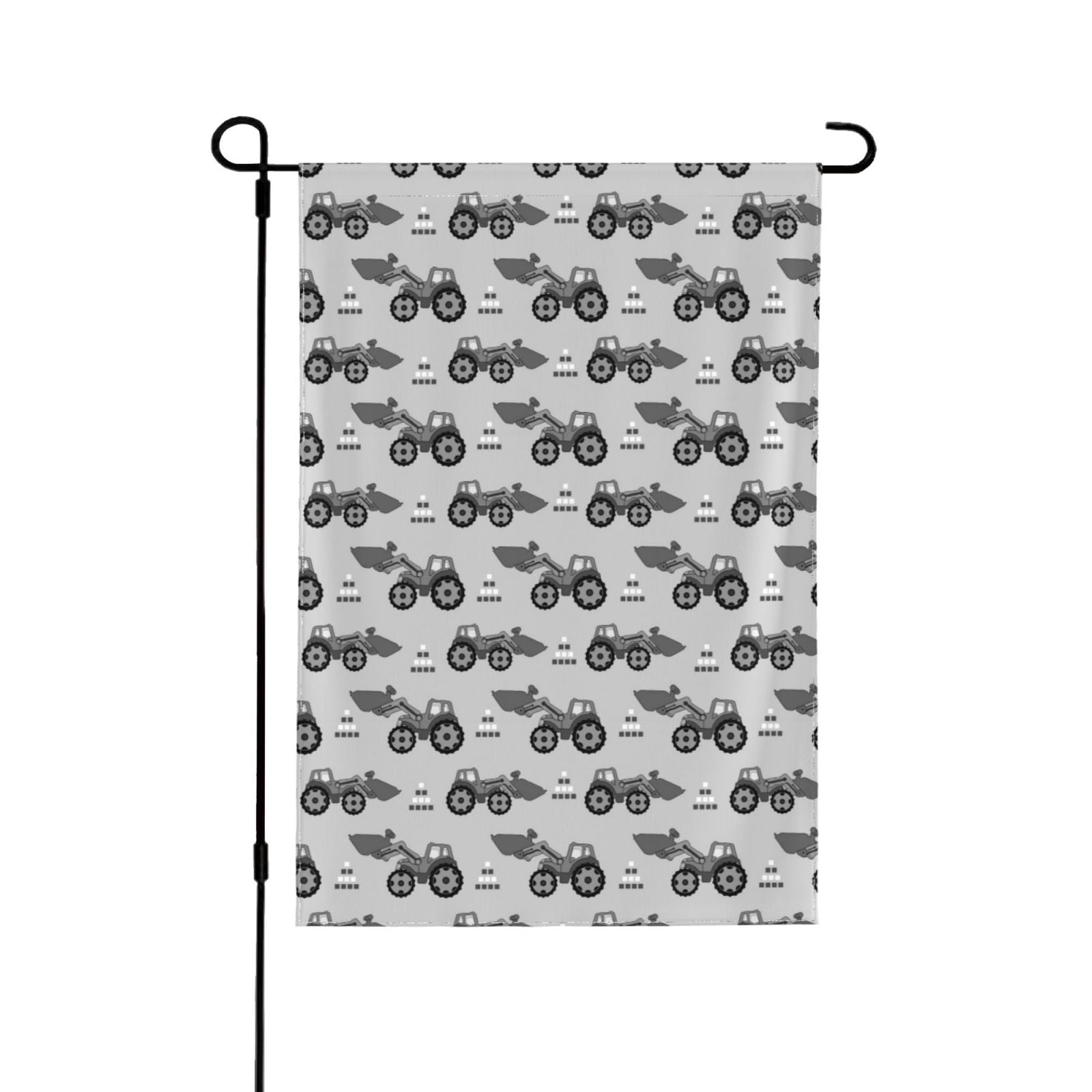 Easygdp Gray Tractor Garden Flag Yard Flag Welcome Flag, Double-Sided ...