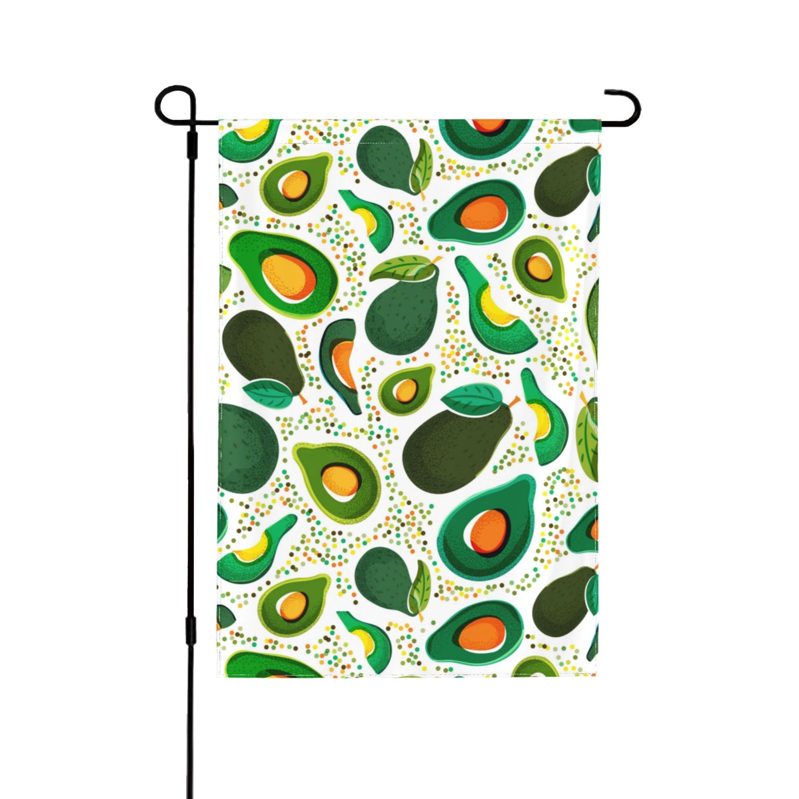 Easygdp Green Avocado Garden Flag Yard Flag Welcome Flag, Double-Sided ...
