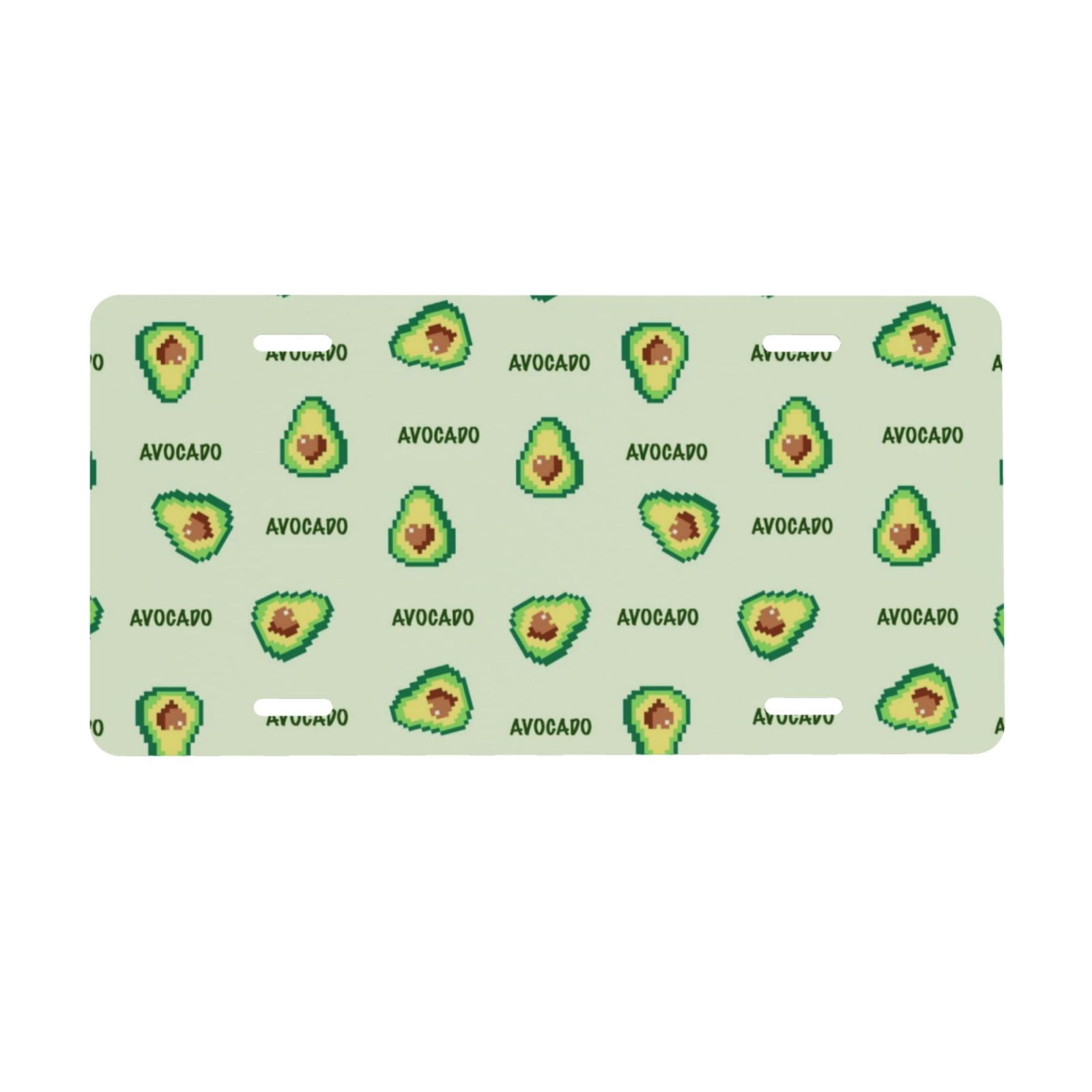 Easygdp Green Avocado License Plate Car Front License Plate Car ...