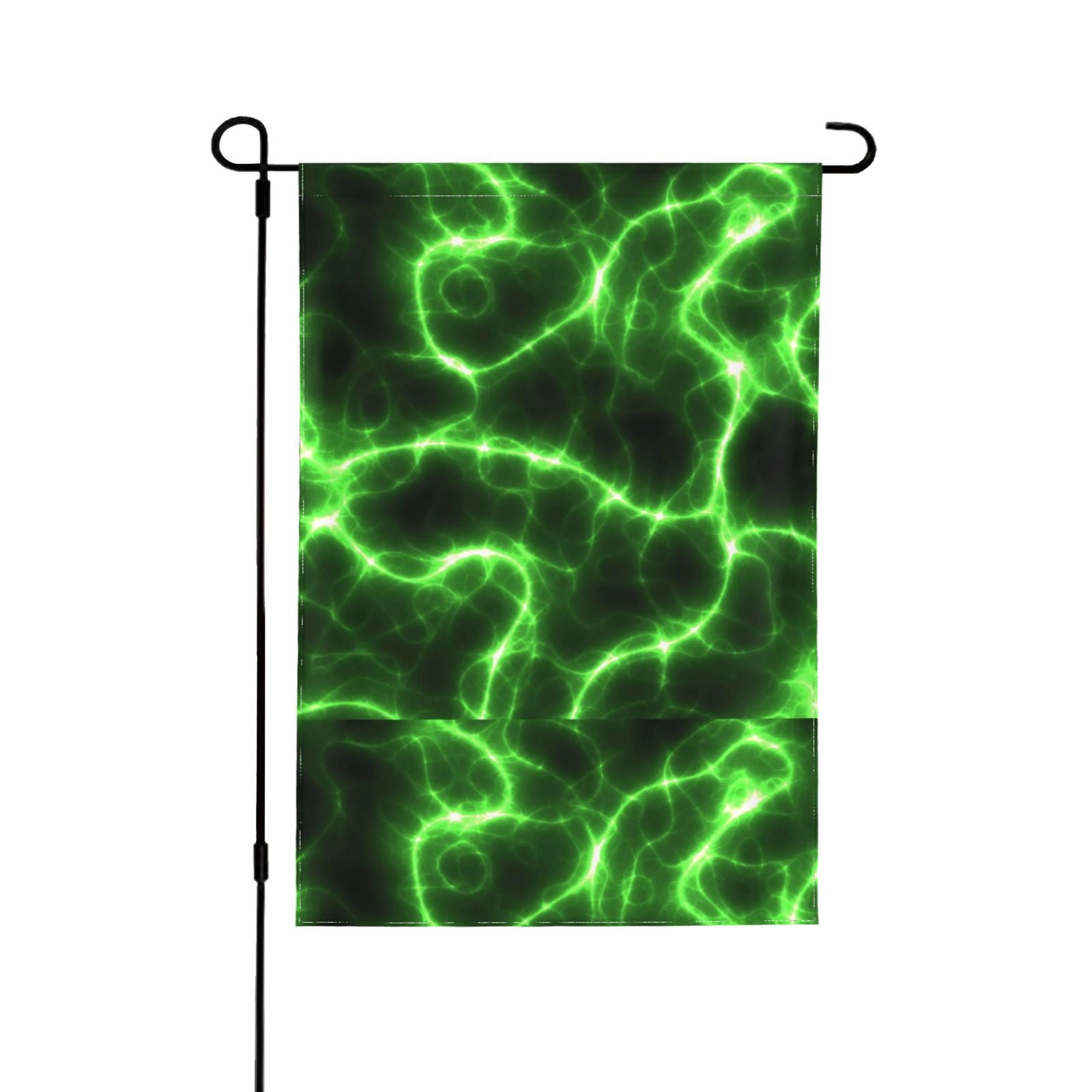 Easygdp Green Lightning Garden Flag Yard Flag Welcome Flag, Double ...