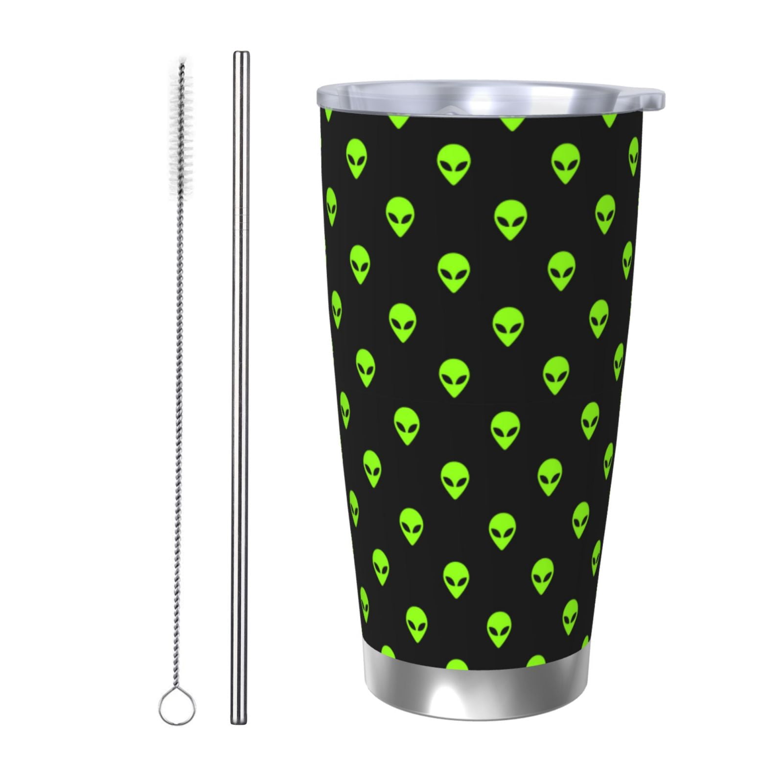 Easygdp Green Monster Print 20oz Stainless Steel Vacuum Insulated ...