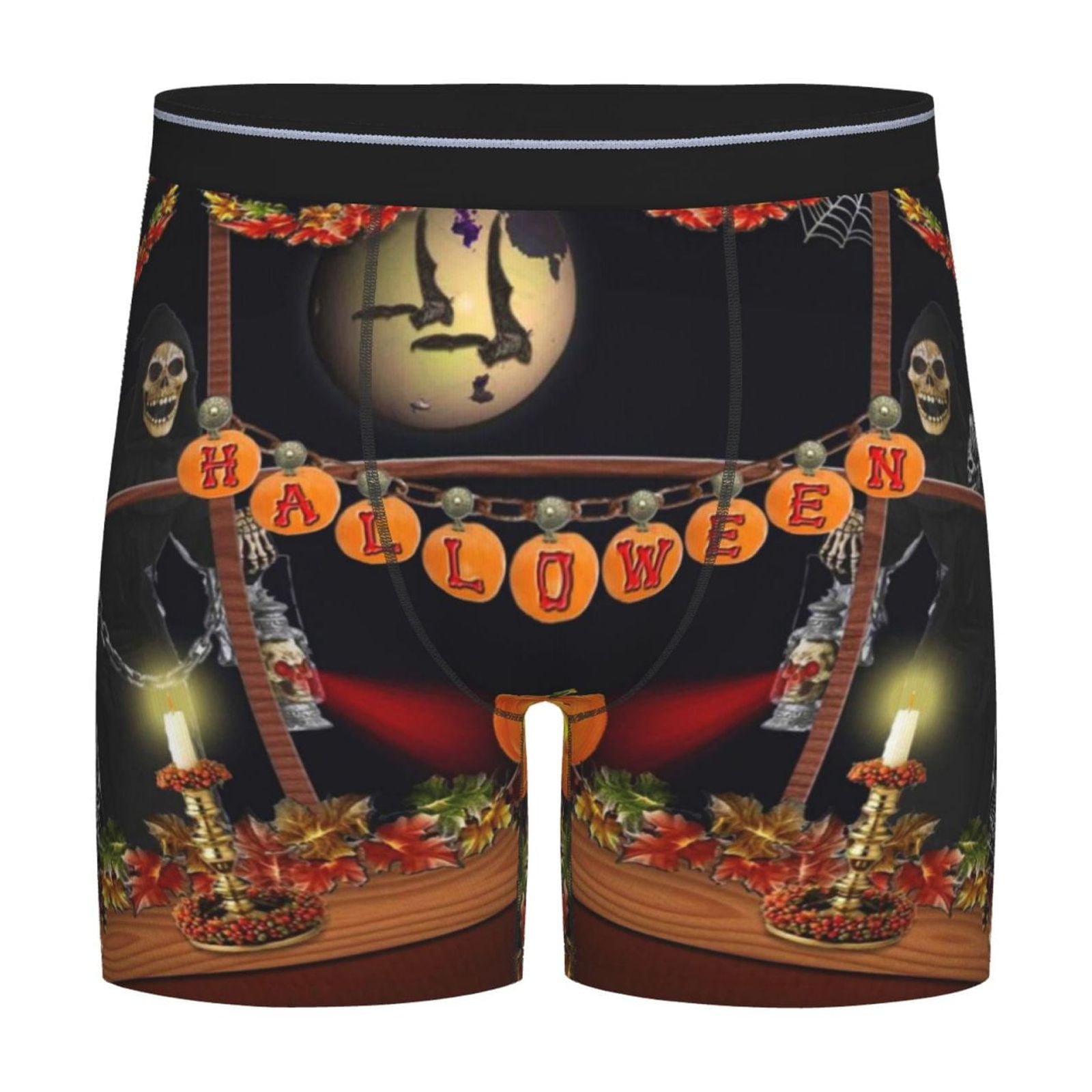 Easygdp Halloween Decoration Men's Boxer Briefs Men’s Underwear Boxer ...