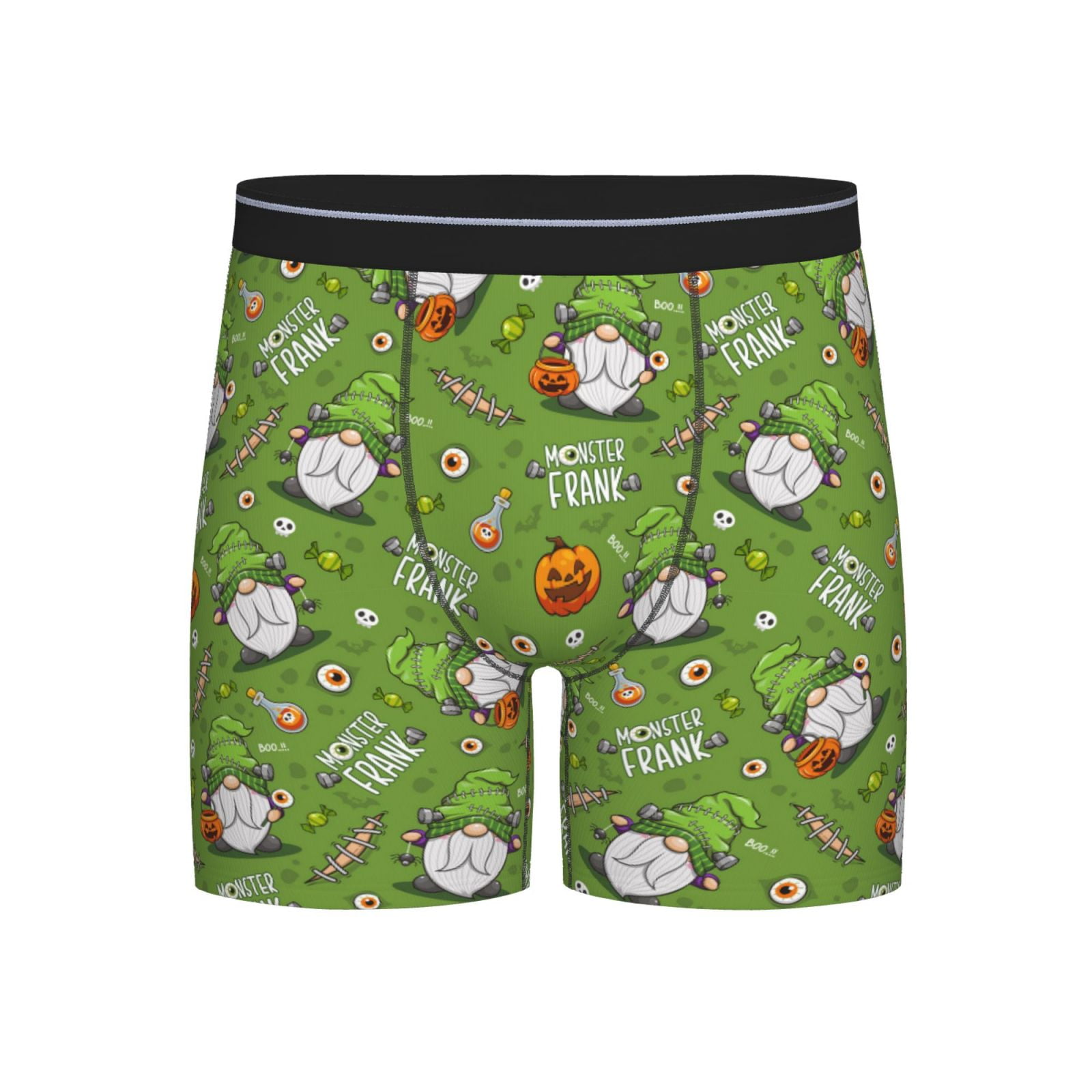 Easygdp Halloween Monster Gnome Men's Boxer Briefs Men’s Underwear ...