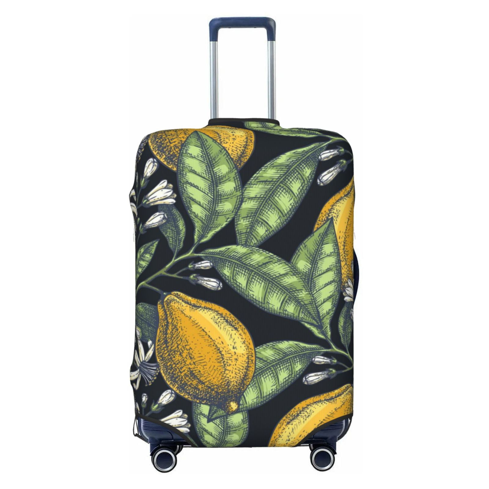 Easygdp Hand Drawn Citrus Fruits Elegant Lemons Print Elastic and ...