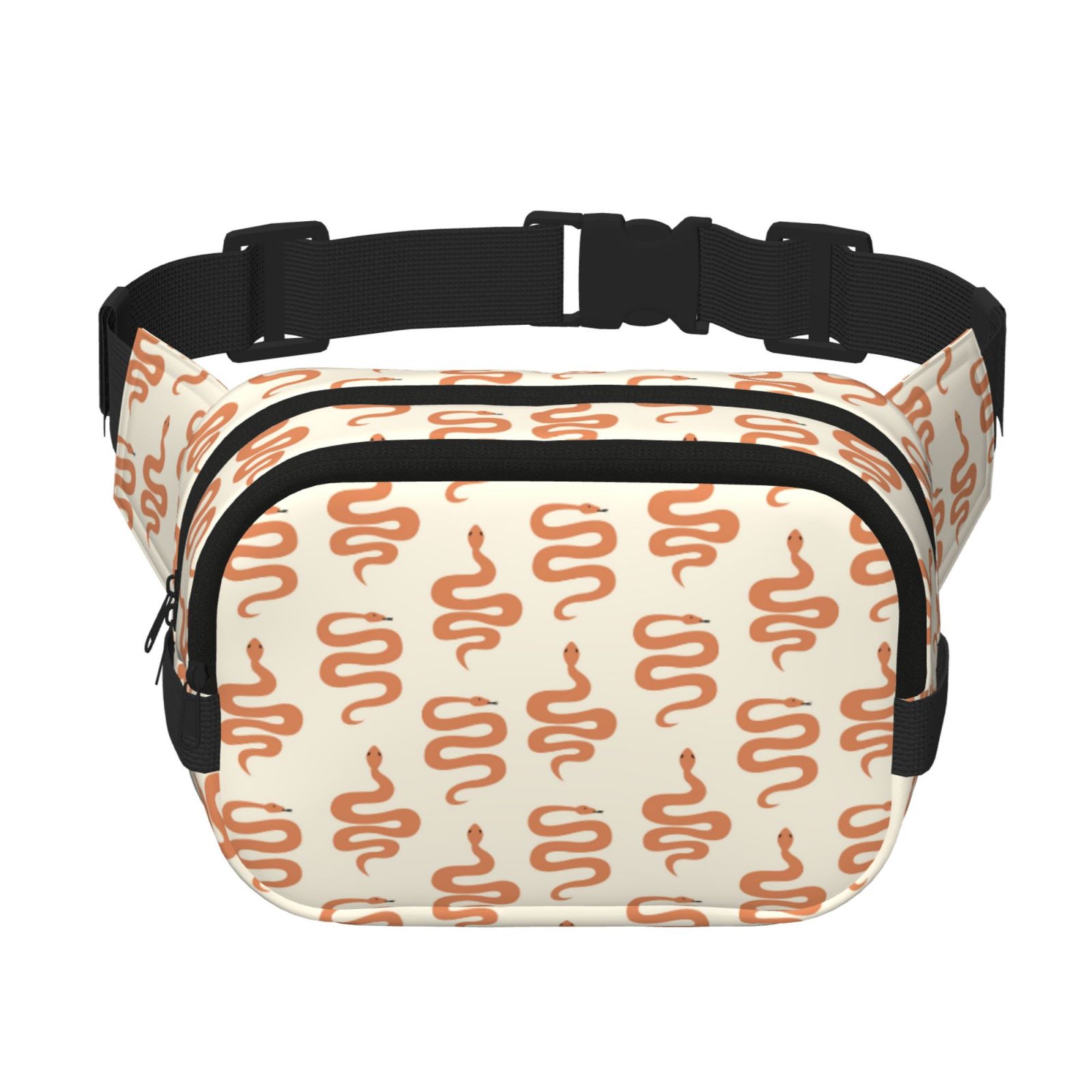 Easygdp Hand Drawn Snake Fanny Packs for Women Men, Belt Bag, Fashion ...