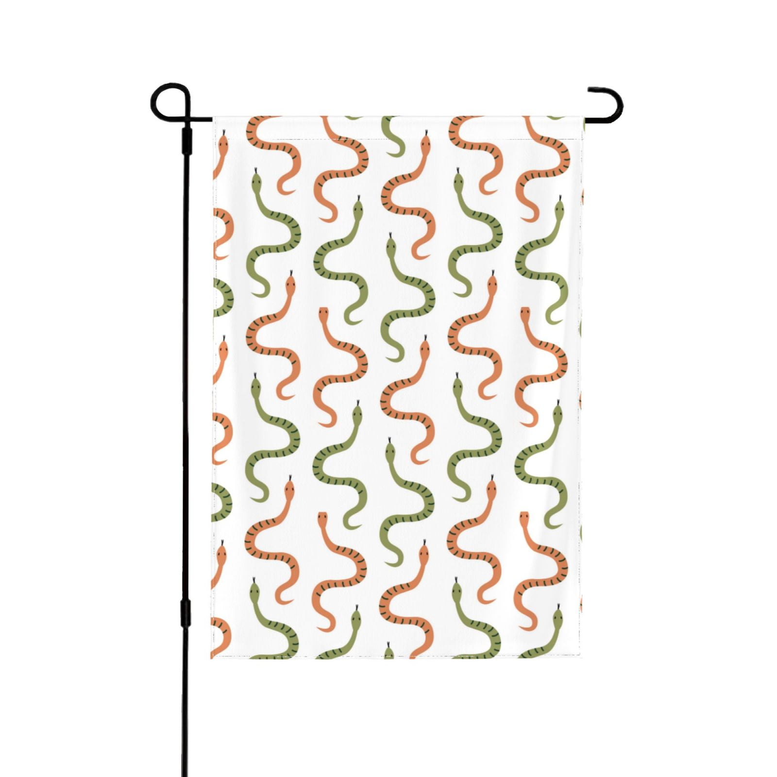 Easygdp Hand Drawn Snake Garden Flag Yard Flag Welcome Flag, Double ...