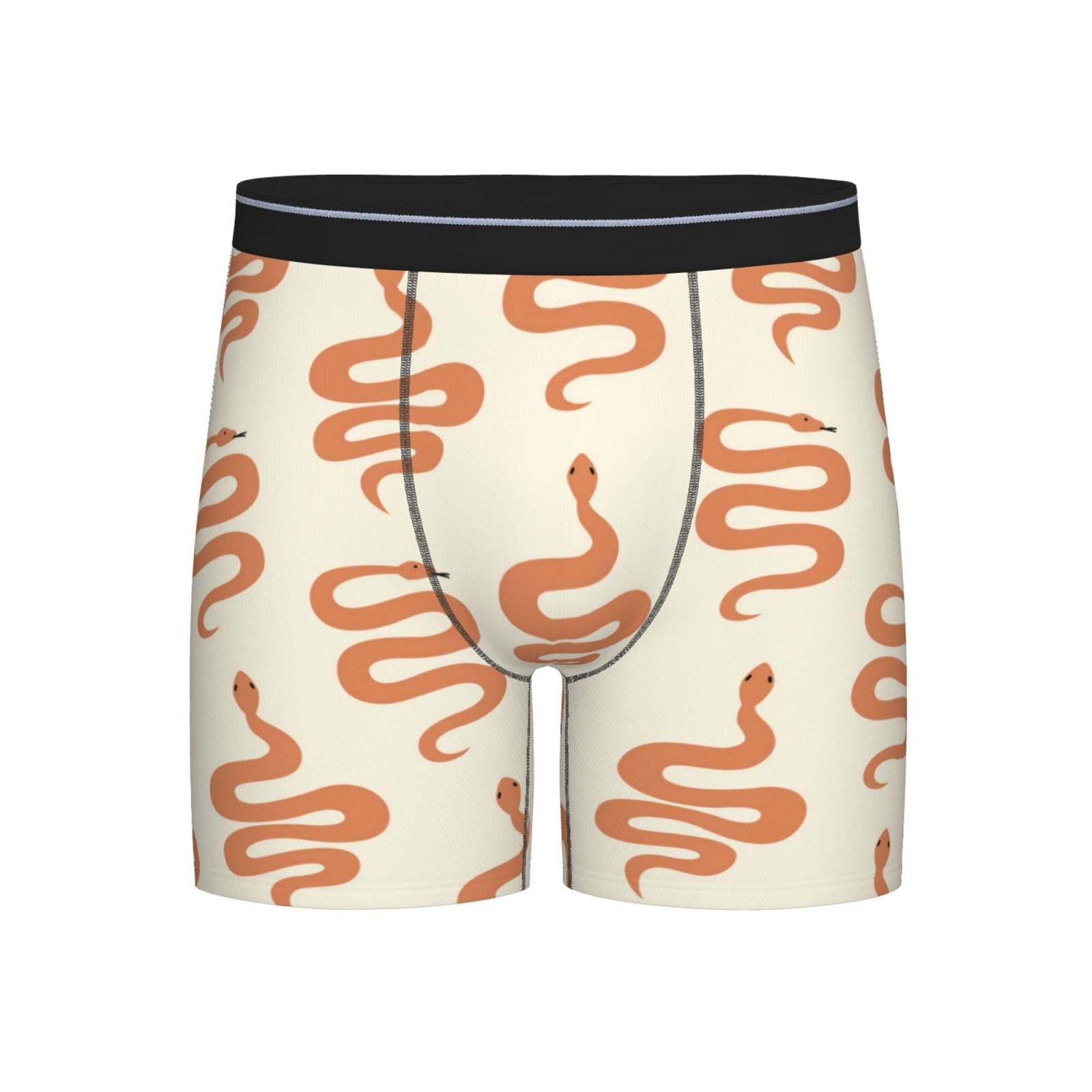 Easygdp Hand Drawn Snake Men's Boxer Briefs Men’s Underwear Boxer ...