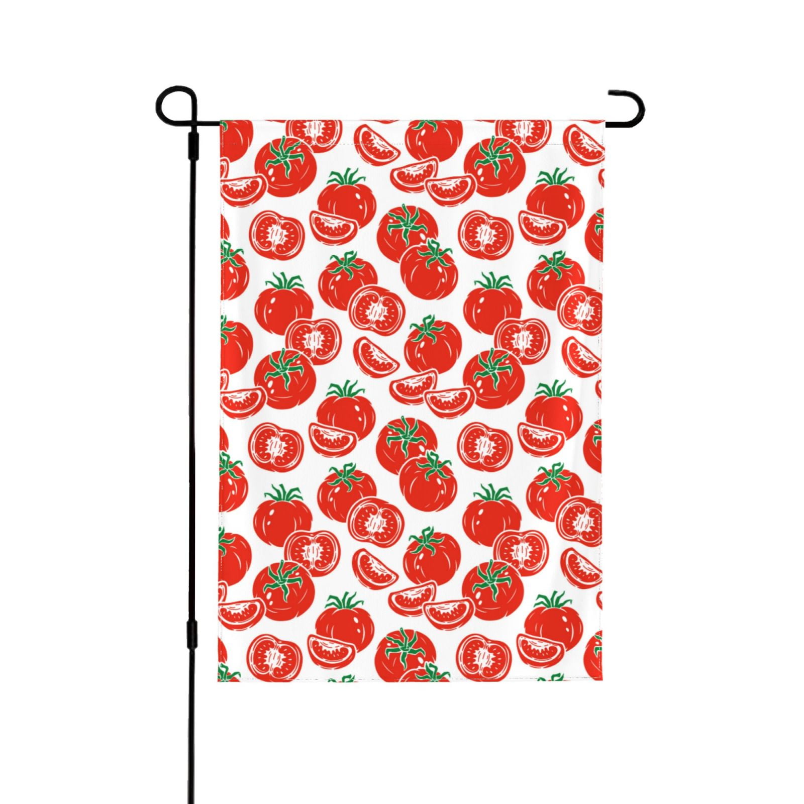 Easygdp Hand Drawn Tomatoes Garden Flag Yard Flag Welcome Flag, Double ...