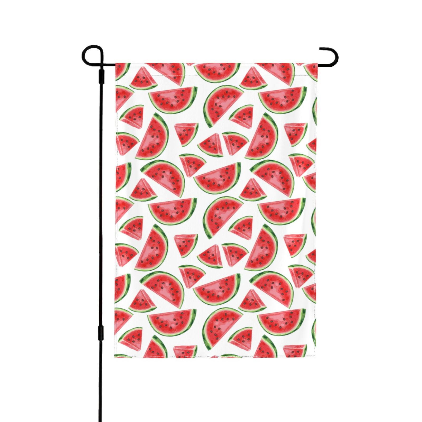 Easygdp Hand Drawn Watermelon Garden Flag Yard Flag Welcome Flag ...